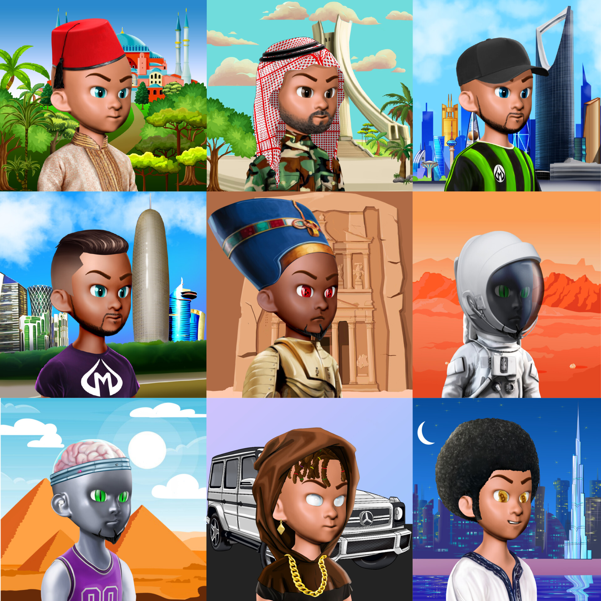 ArtStation - Arab Meta Social Club NFT