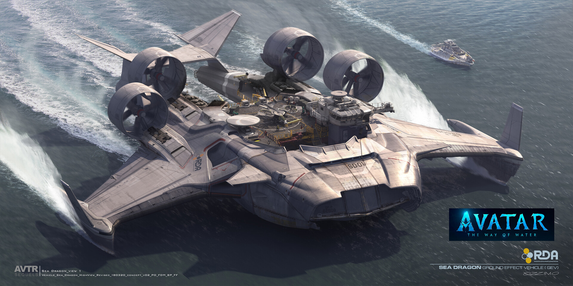 ArtStation - Sea Dragon - Way of Water - High View