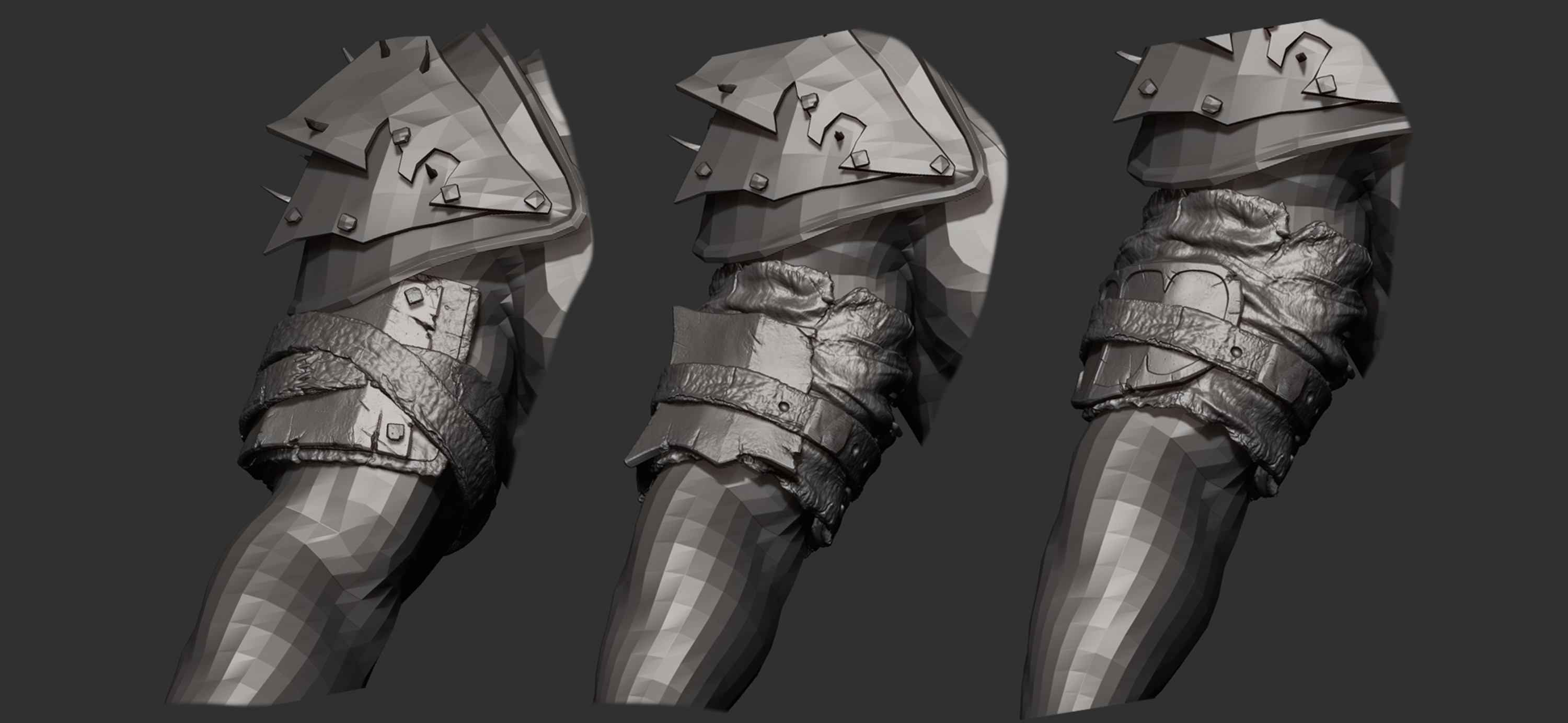 Irene carbonell portfolio 3d 2d art - Orc Fighter part 2