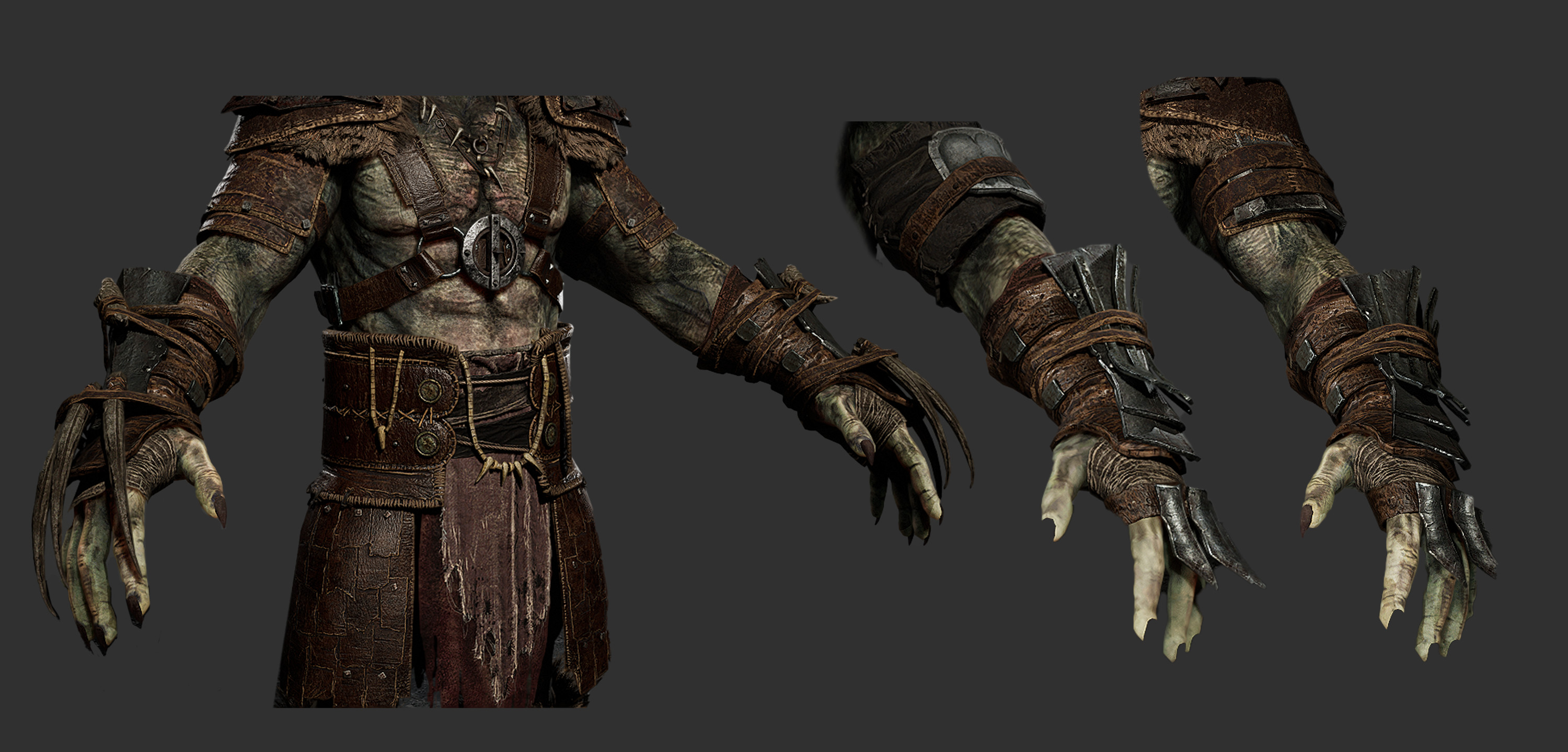 Irene carbonell portfolio 3d 2d art - Orc Fighter part 2