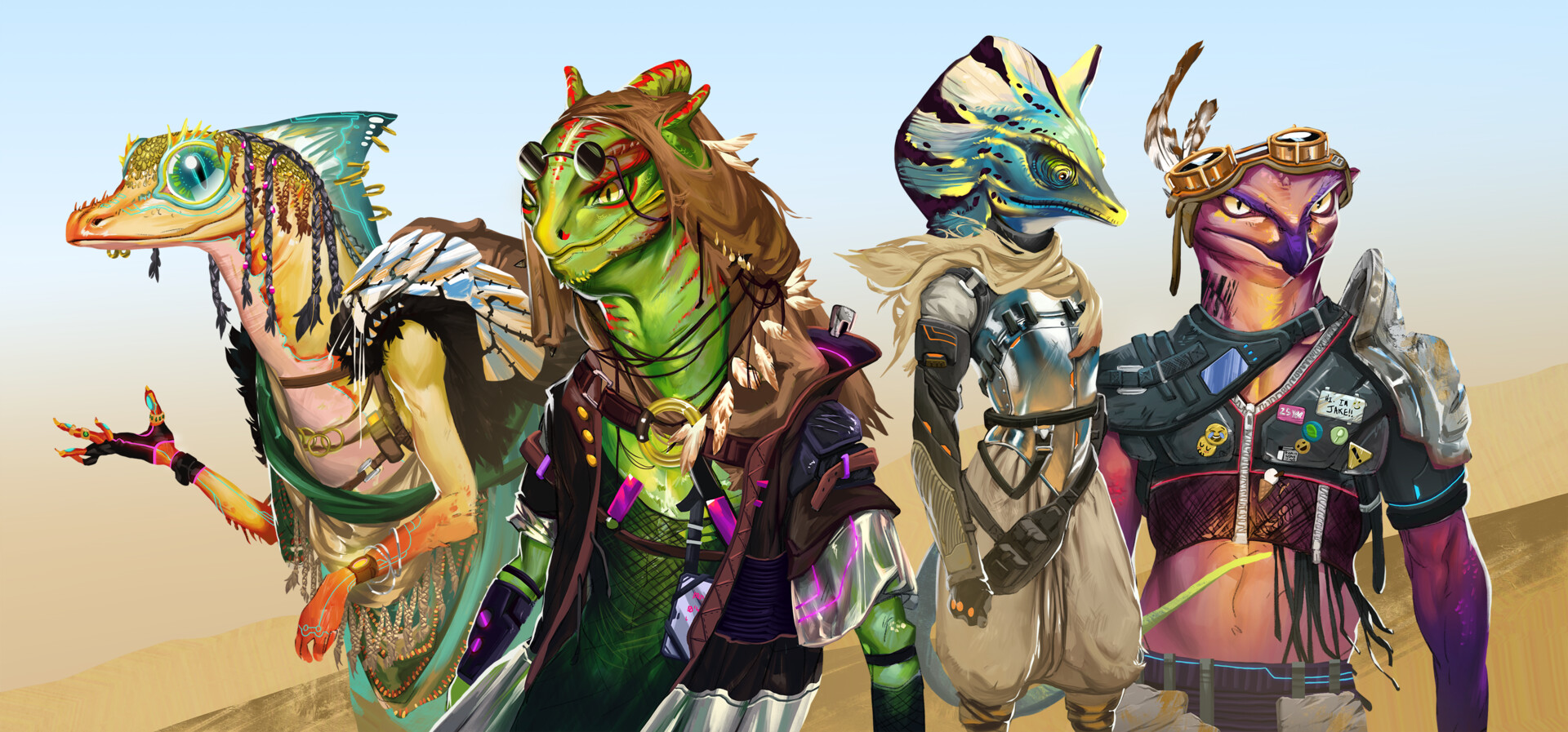 ArtStation - Colourful Critters