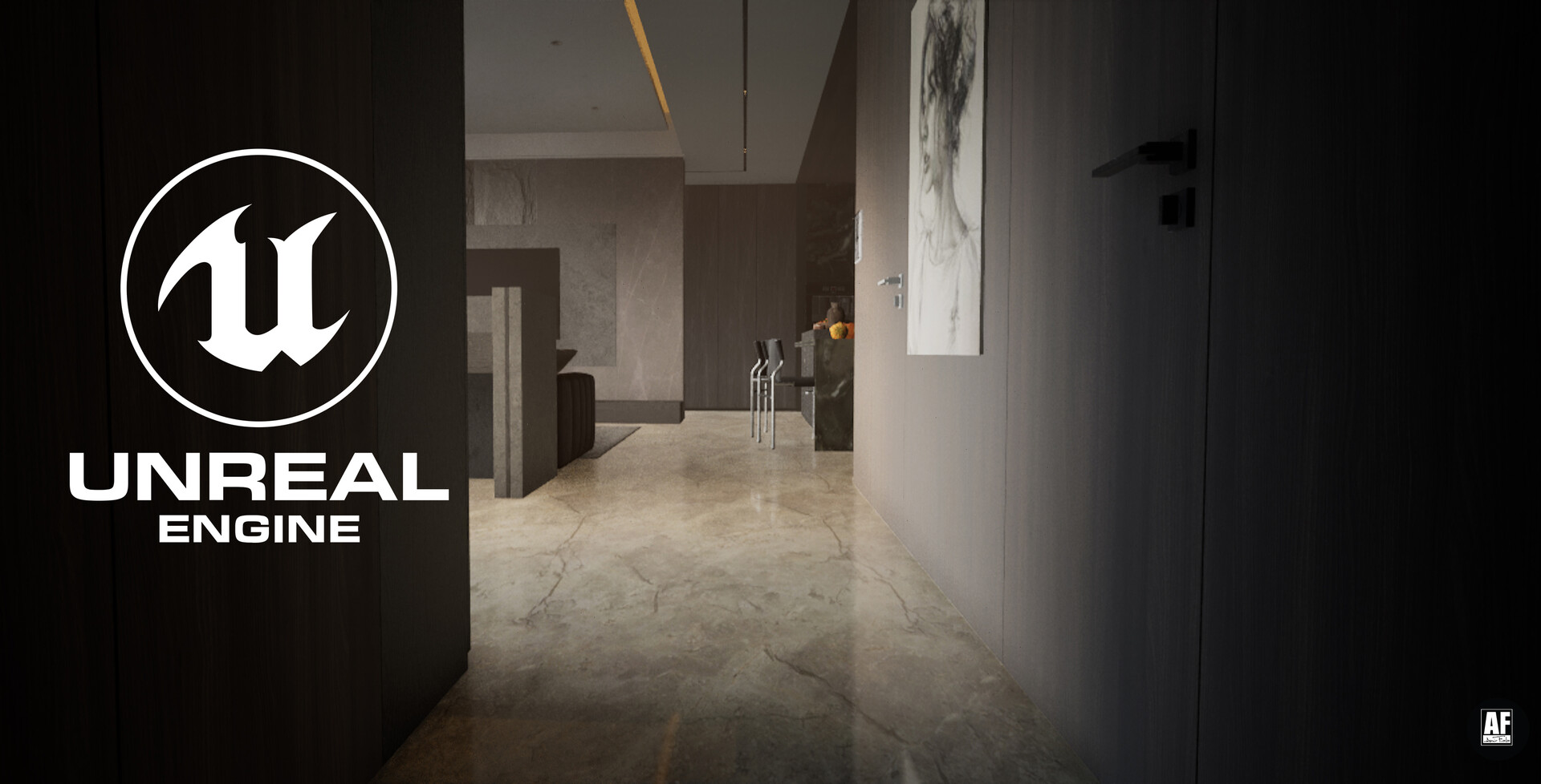 ArtStation - UE5.3.1 Light, reflection and shadow