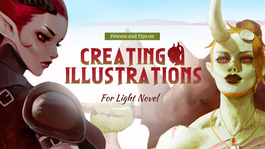 Wing fox - 【69% OFF】Process and Tips on Creating Illustrations For Light Novel
