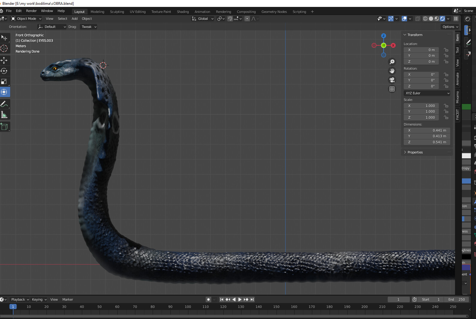 Nishitha Wanigasuriya - Stylized cobra