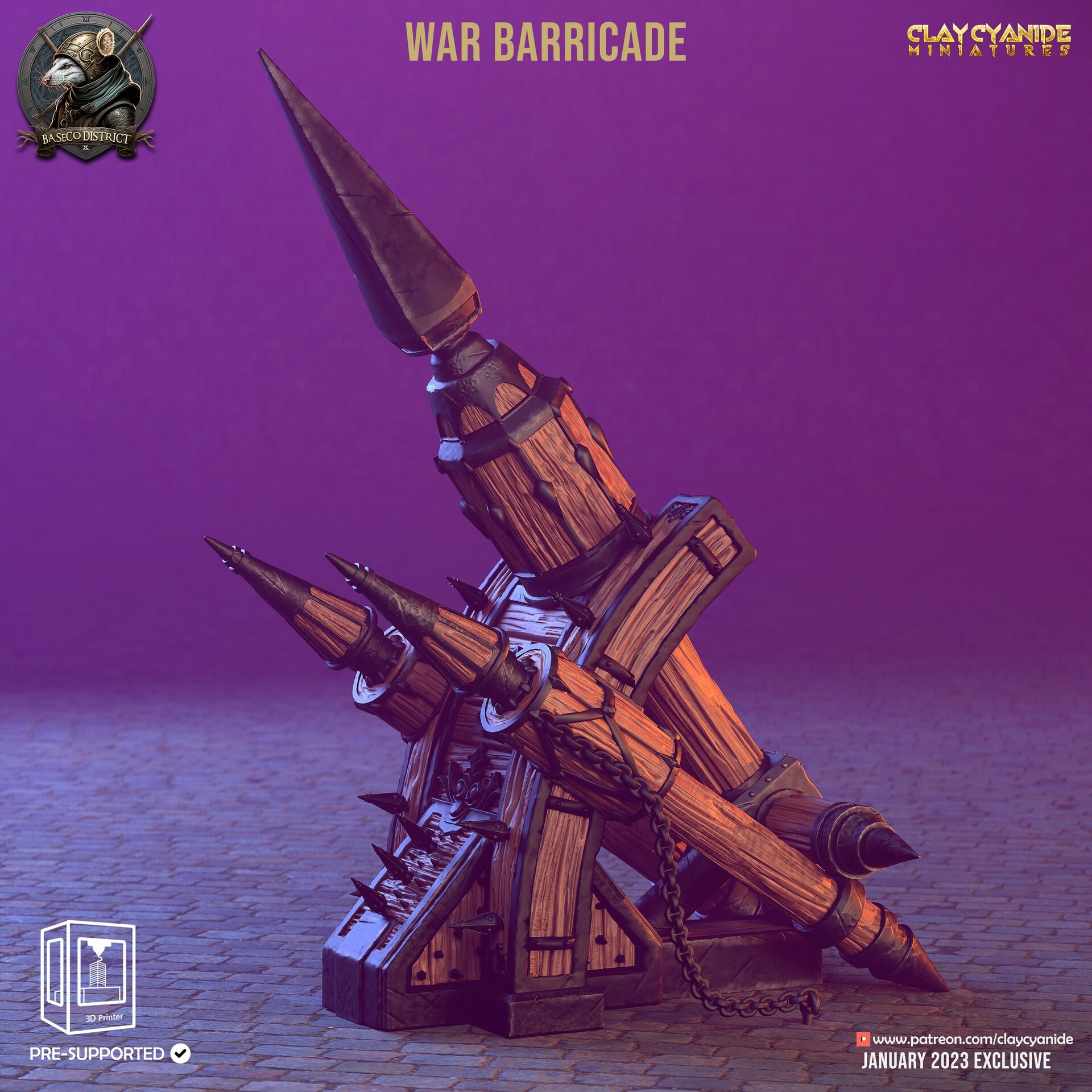 ArtStation - Baseco District - War Barricade