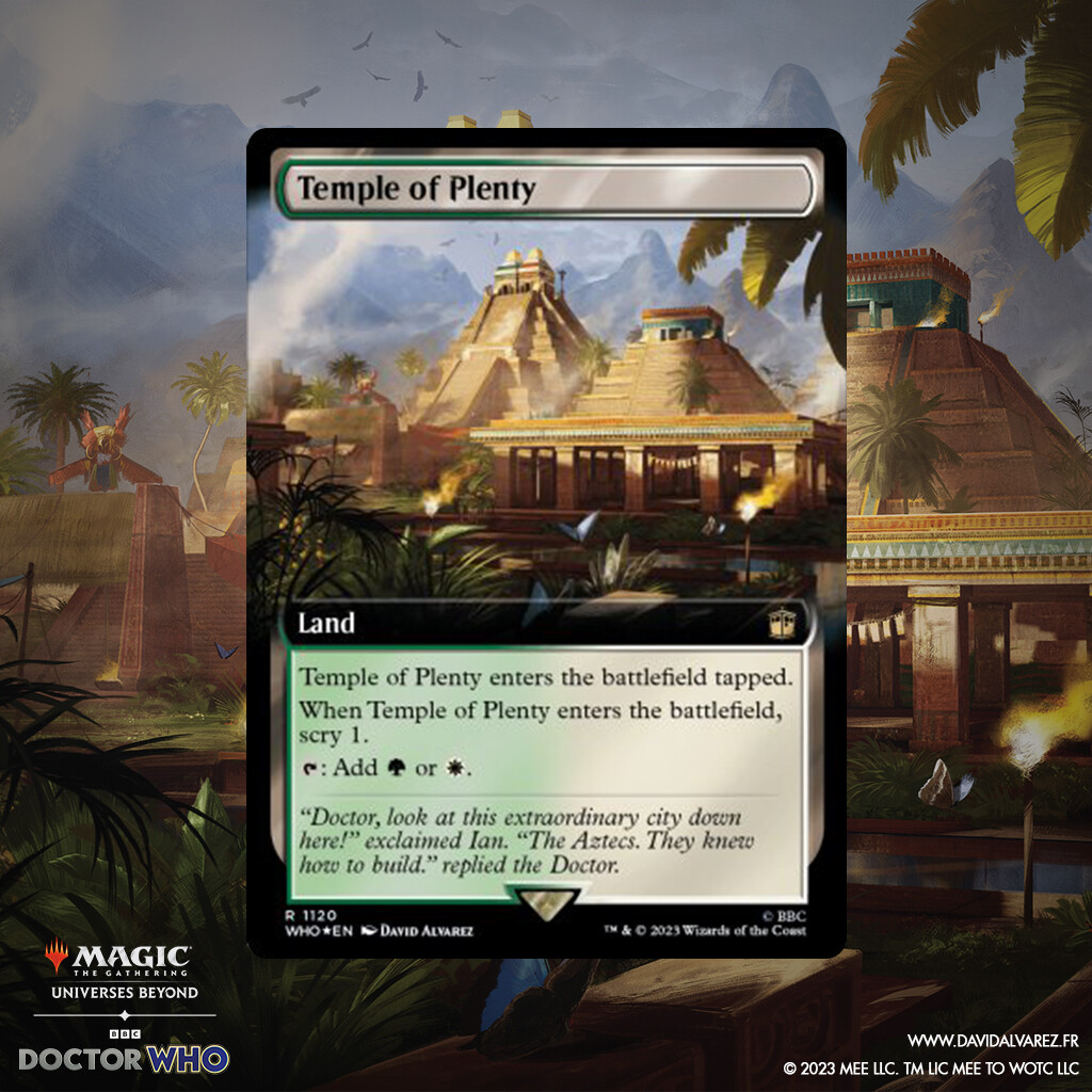 David Alvarez Portfolio - MTG /// Dr Who - Temple of Plenty