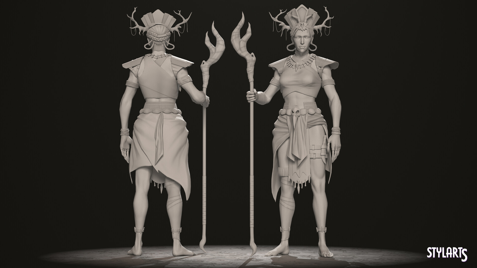 StylArts - Stylized Aztec Shaman Character - Lalayna