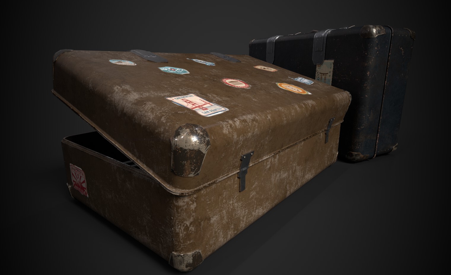 Robert Maglalang - Vintage Travelers Suitcase