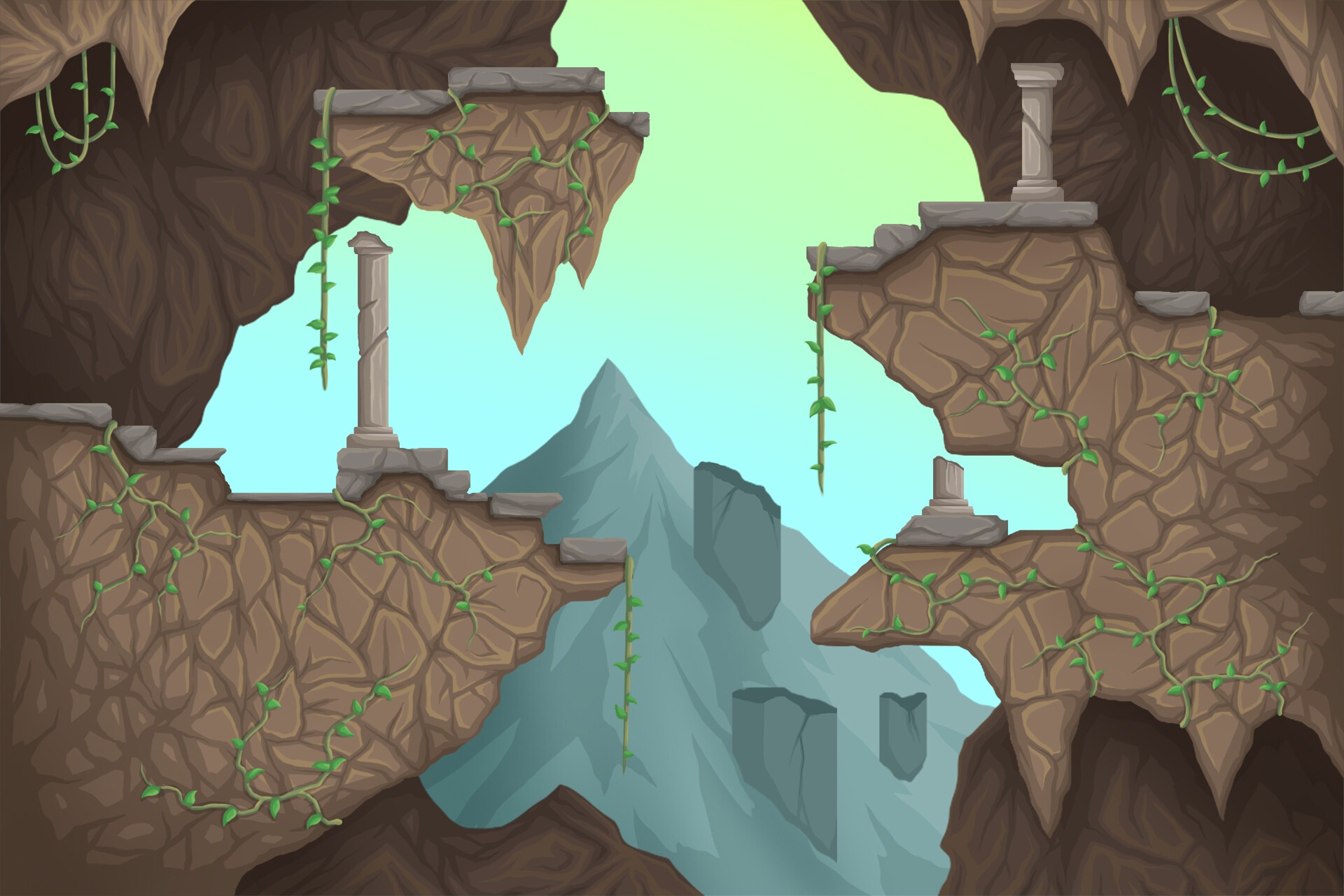 ArtStation - 2D Platformer Environment Design