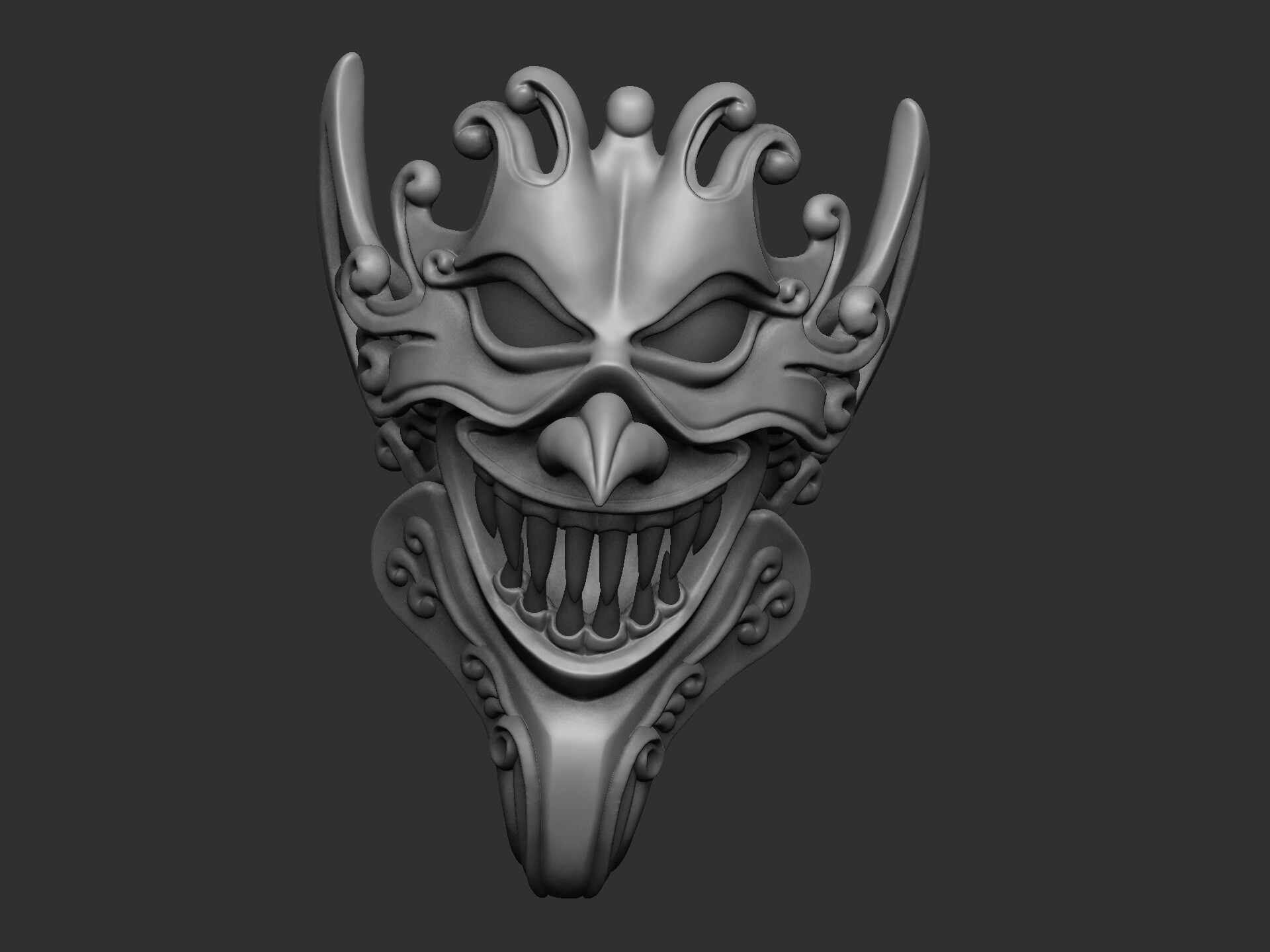 ArtStation - Demon mask