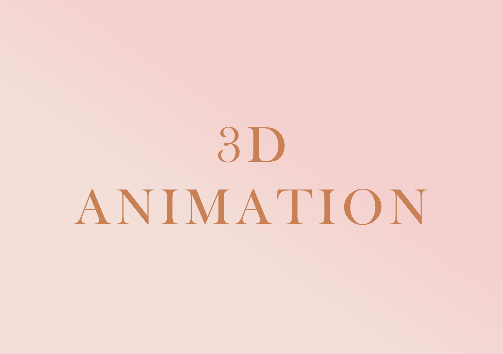 ArtStation - 3D Animation cover