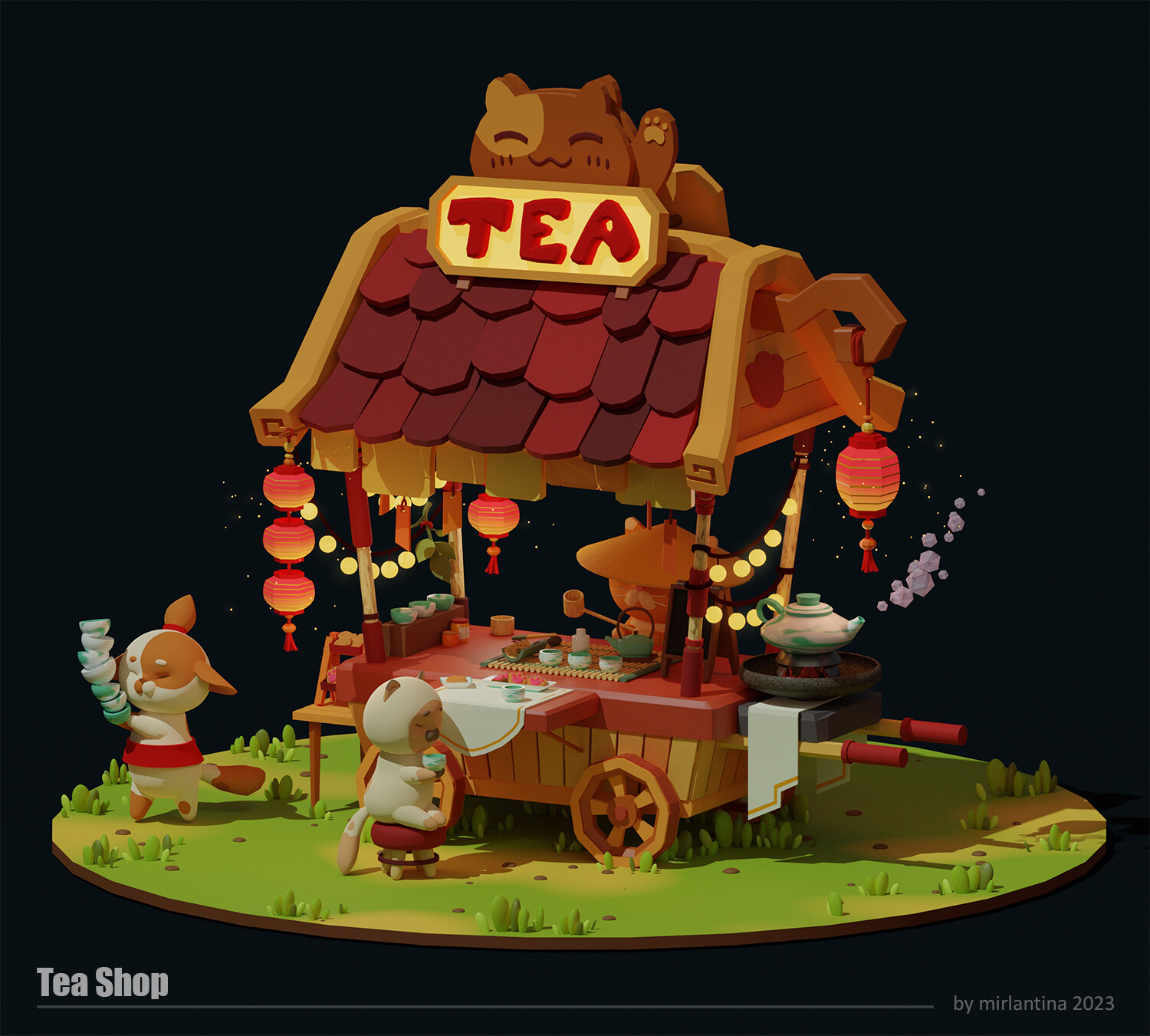 ArtStation - Tea Shop