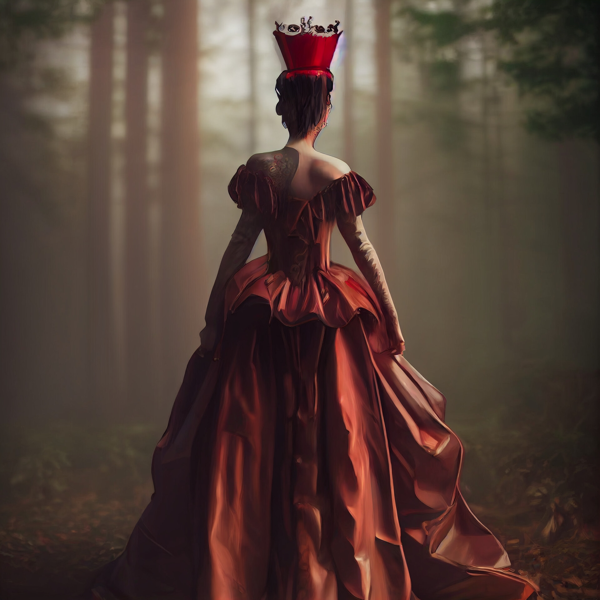 AR Jung - Lady in Red