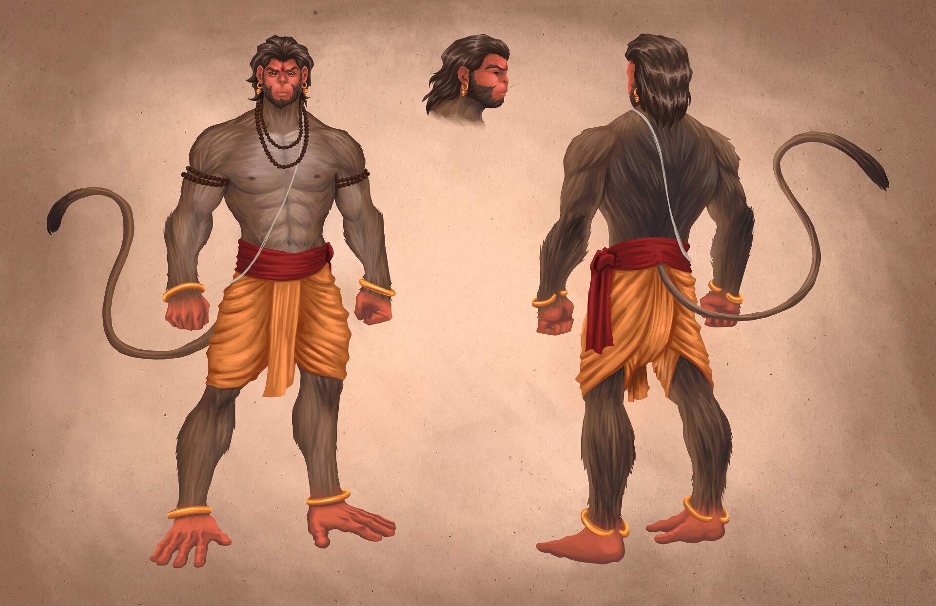ArtStation - Hanuman Concept Art