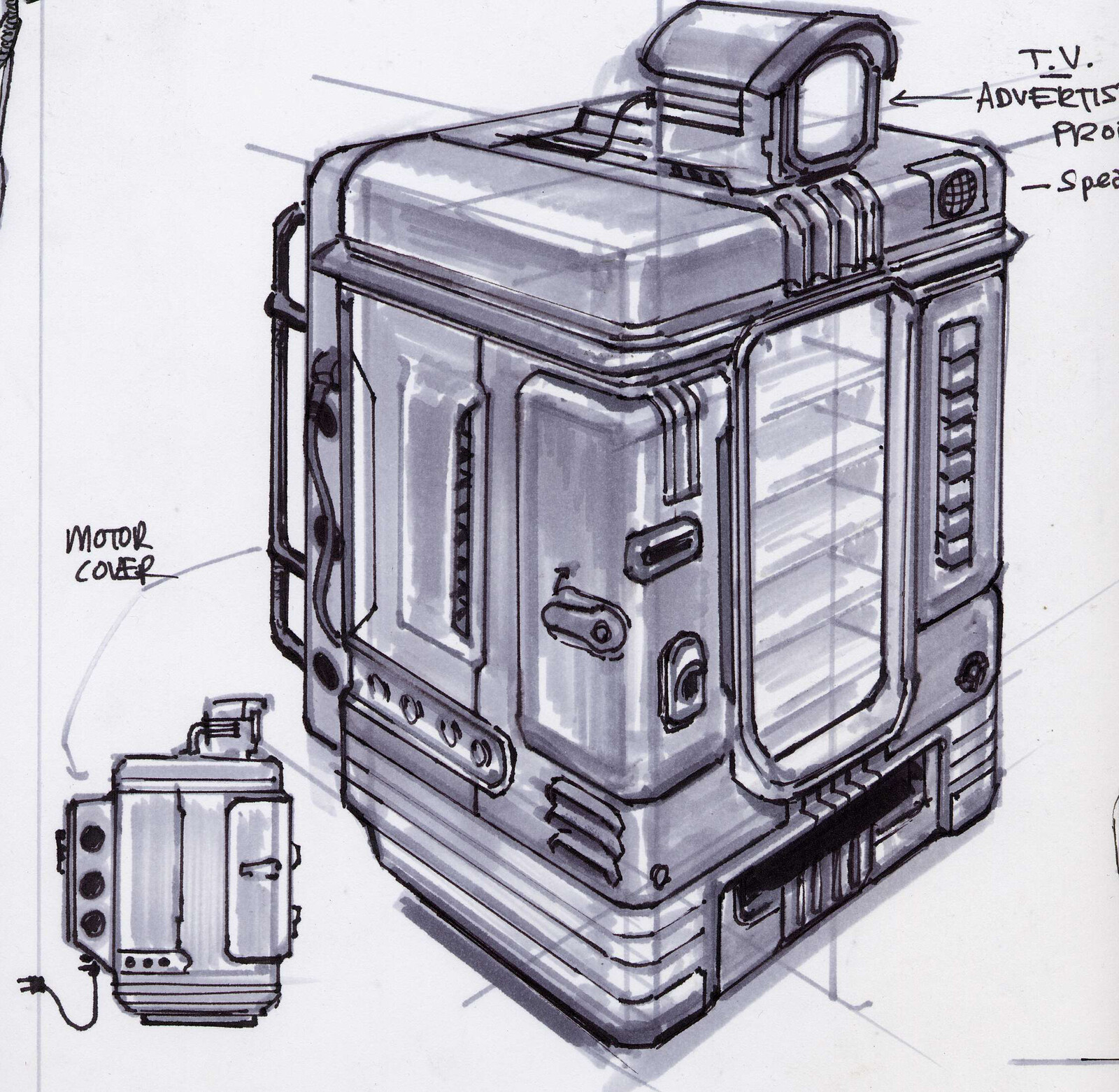 Harrison Reeves - Fallout 3 Concept Art - Vending Machine