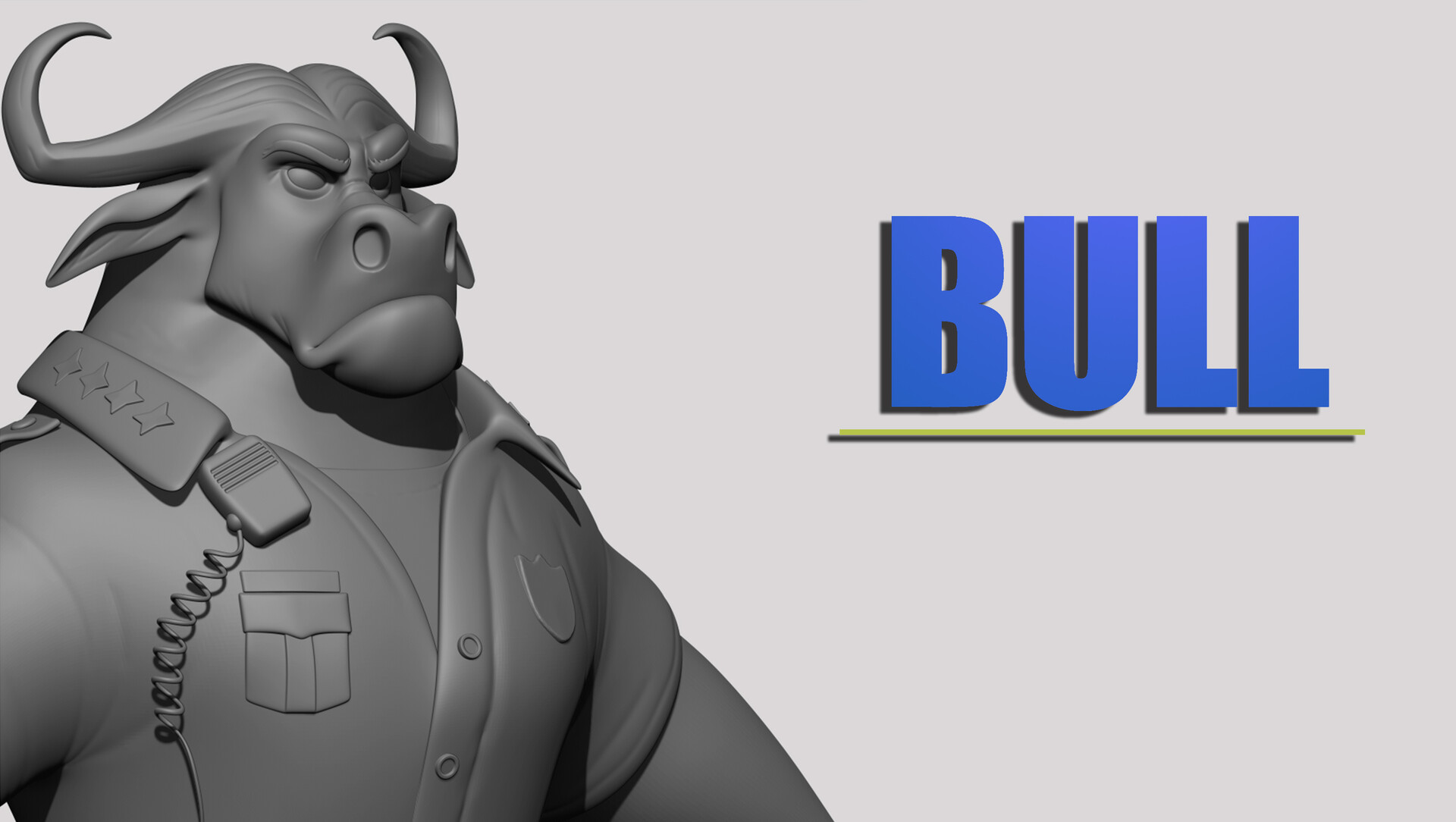 ArtStation - 3D Bull Cartoon Character