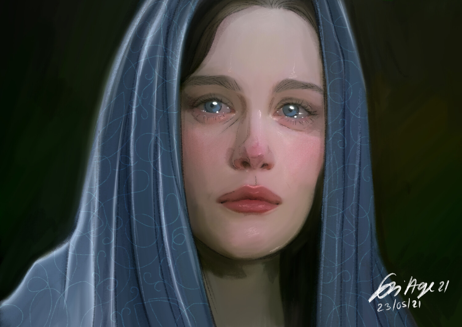 ArtStation - Arwen - 2 Portrait Paintings