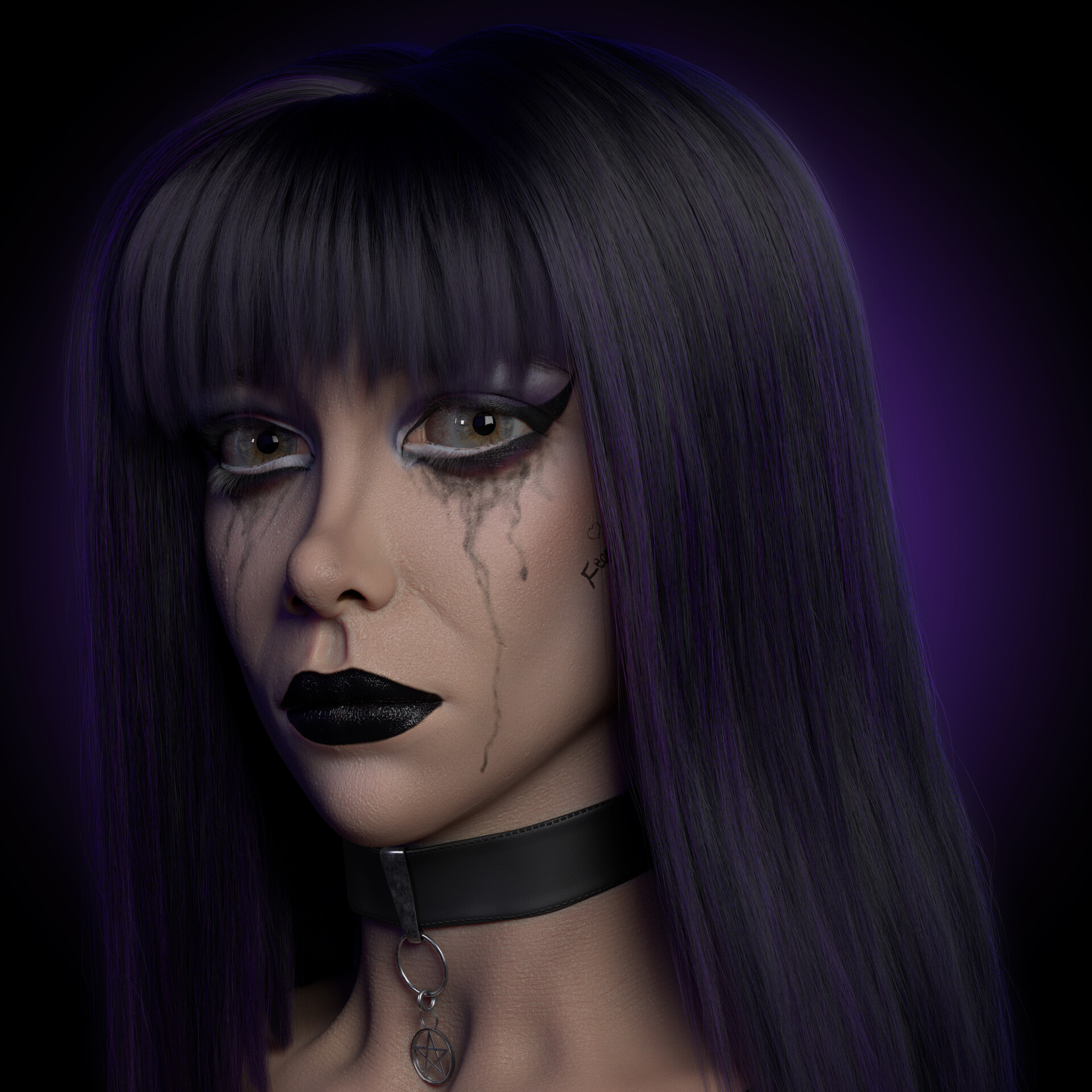 ArtStation - Goth Girl
