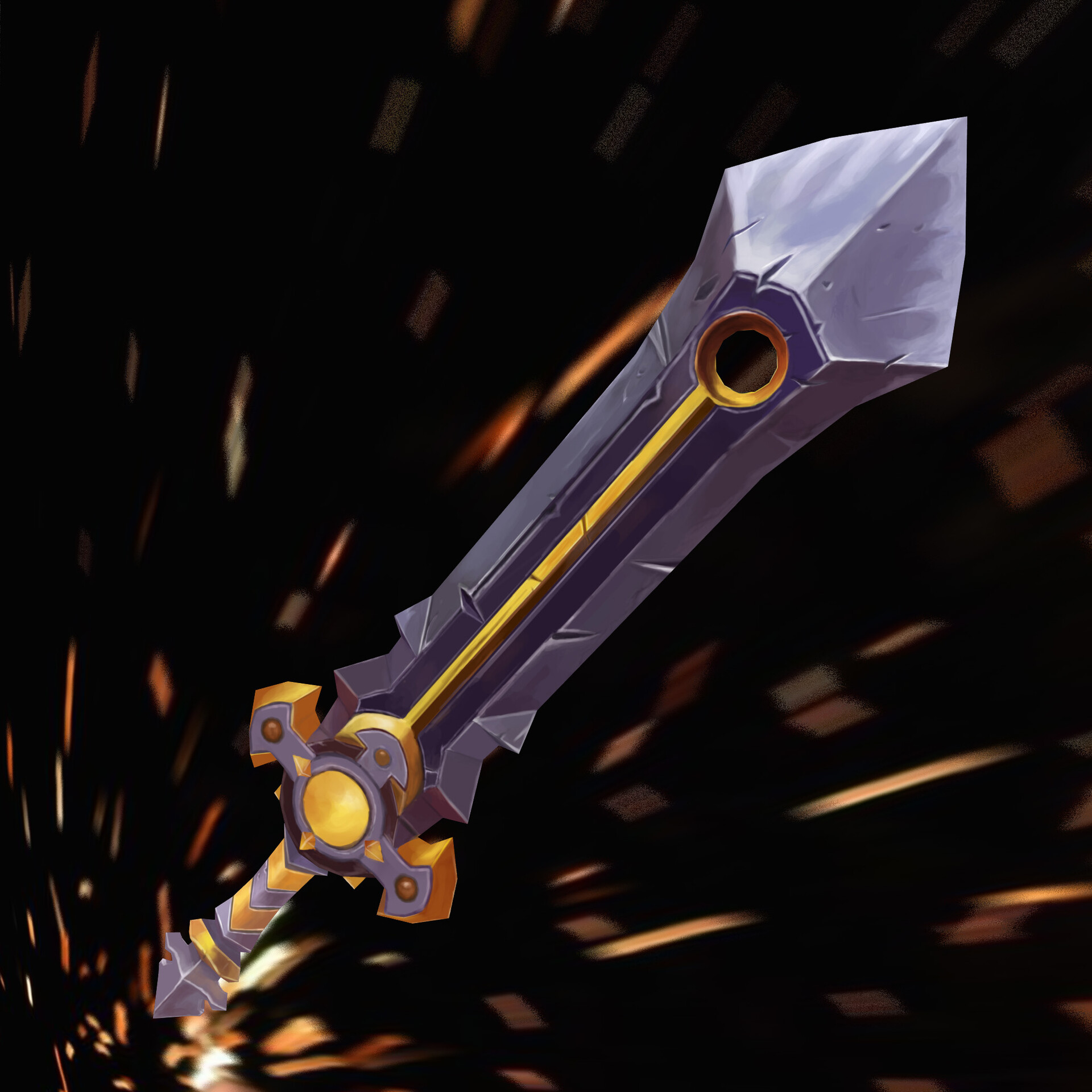 ArtStation - Hand Painted Weapon