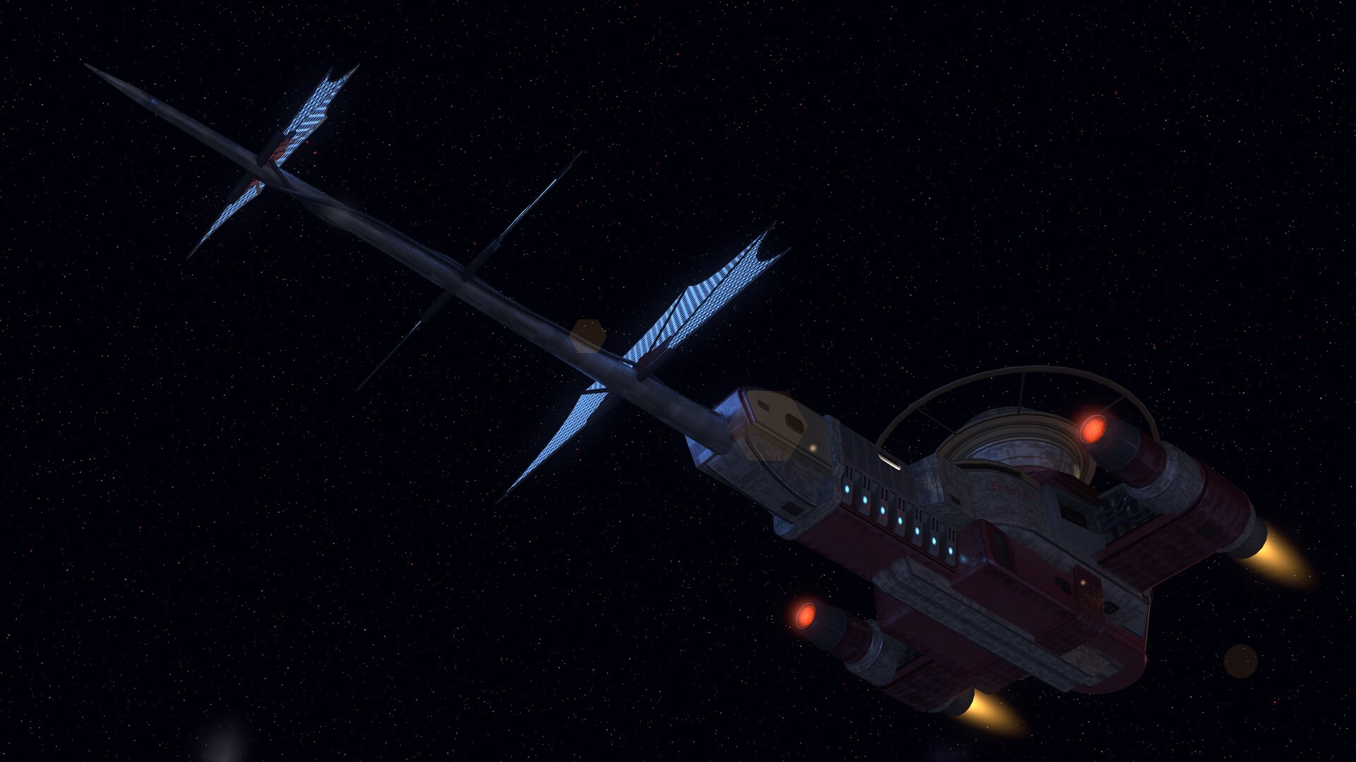 DmitryRAVEN - Trenar, Wayfarer-class science ship (fan design)