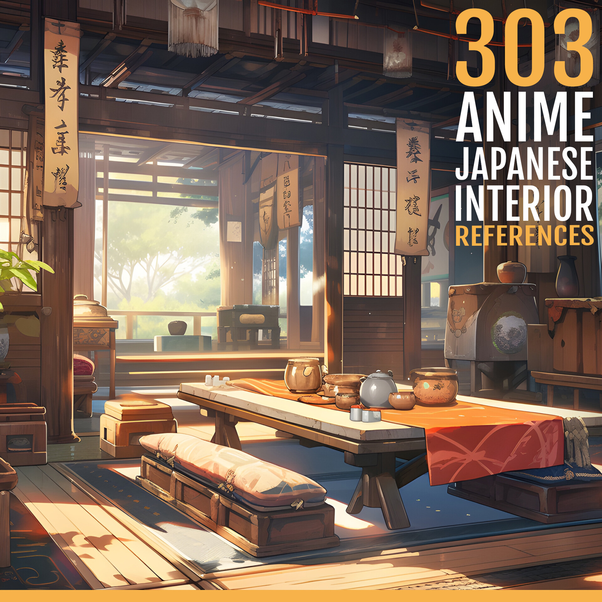ArtStation - 303 Anime Japanese Interior
