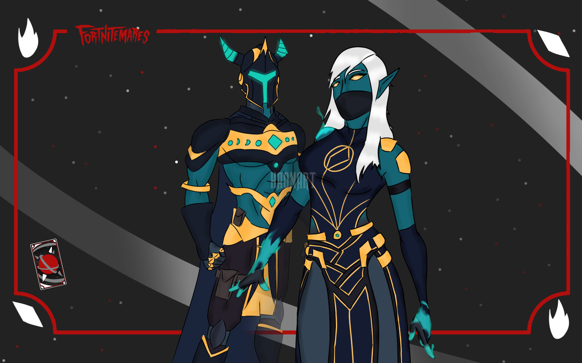 HaonArt - Fortnite Skin set Concept | The “Abyss Kingdom” set - Redeisgn
