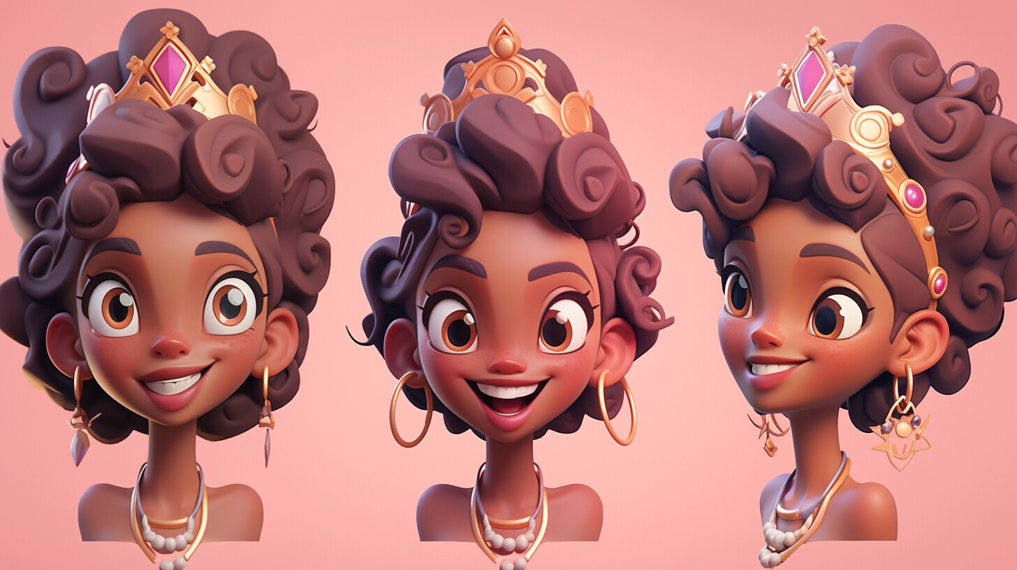 3D Head Sculpt References in 4K - Tika Art - +300 Queen Head References ...