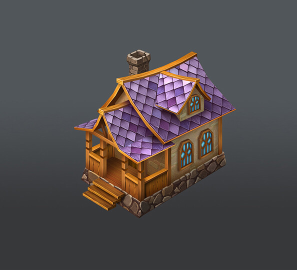 ArtStation - Object art for a casual game