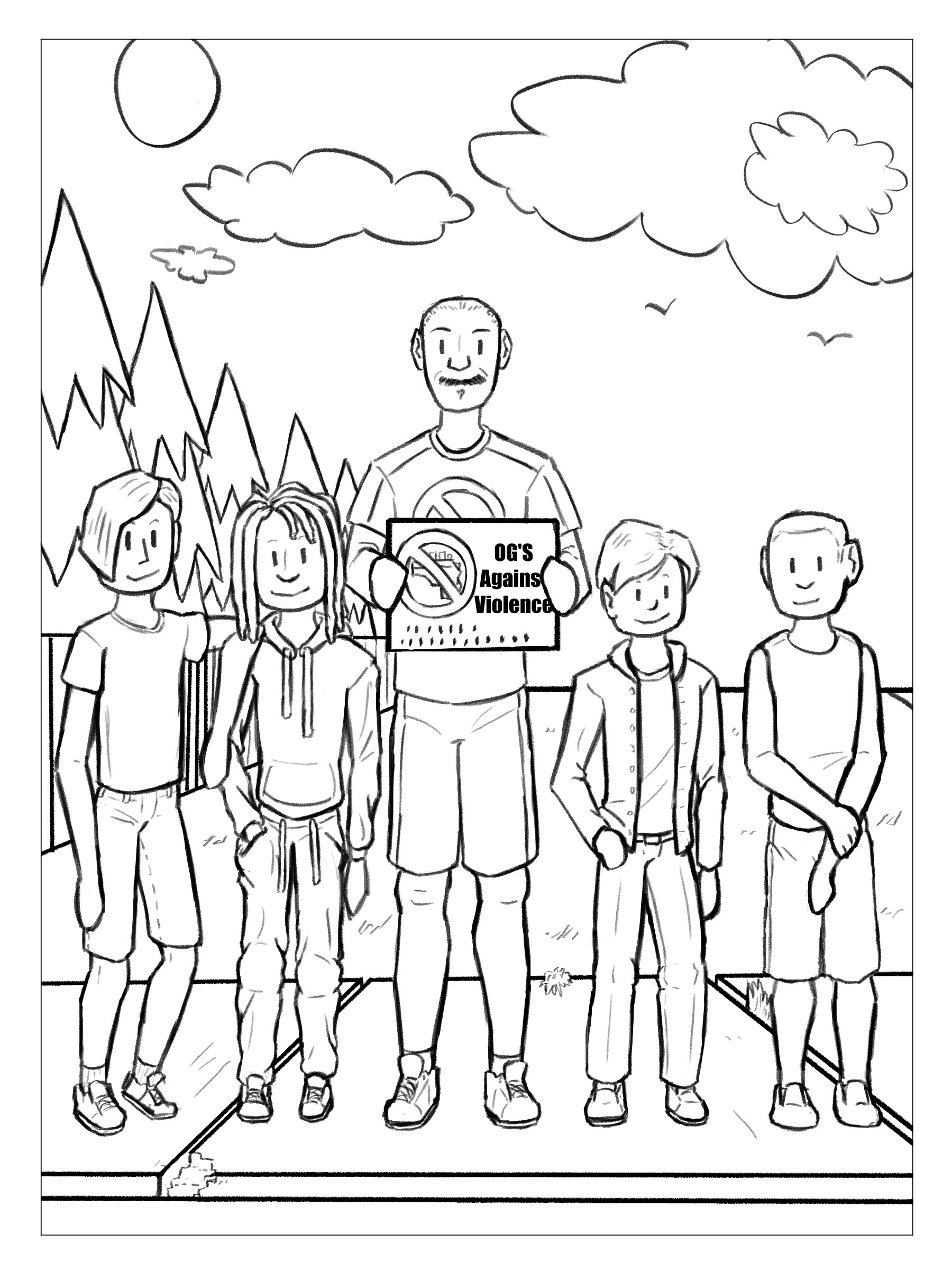 domestic violence coloring pages for kids
