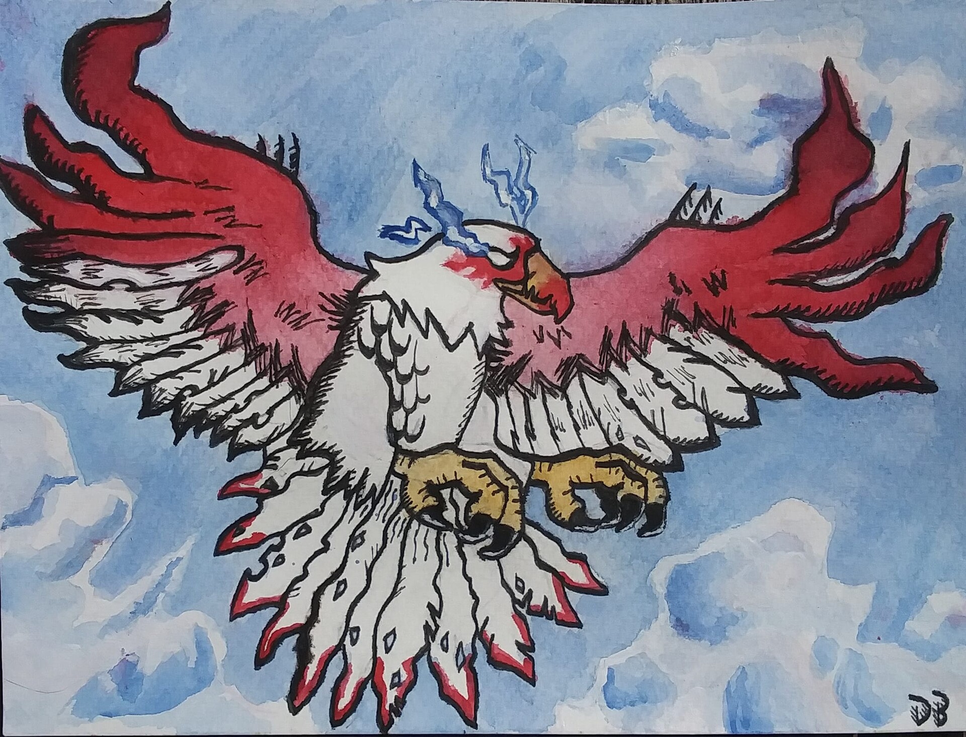 caucasian eagle description