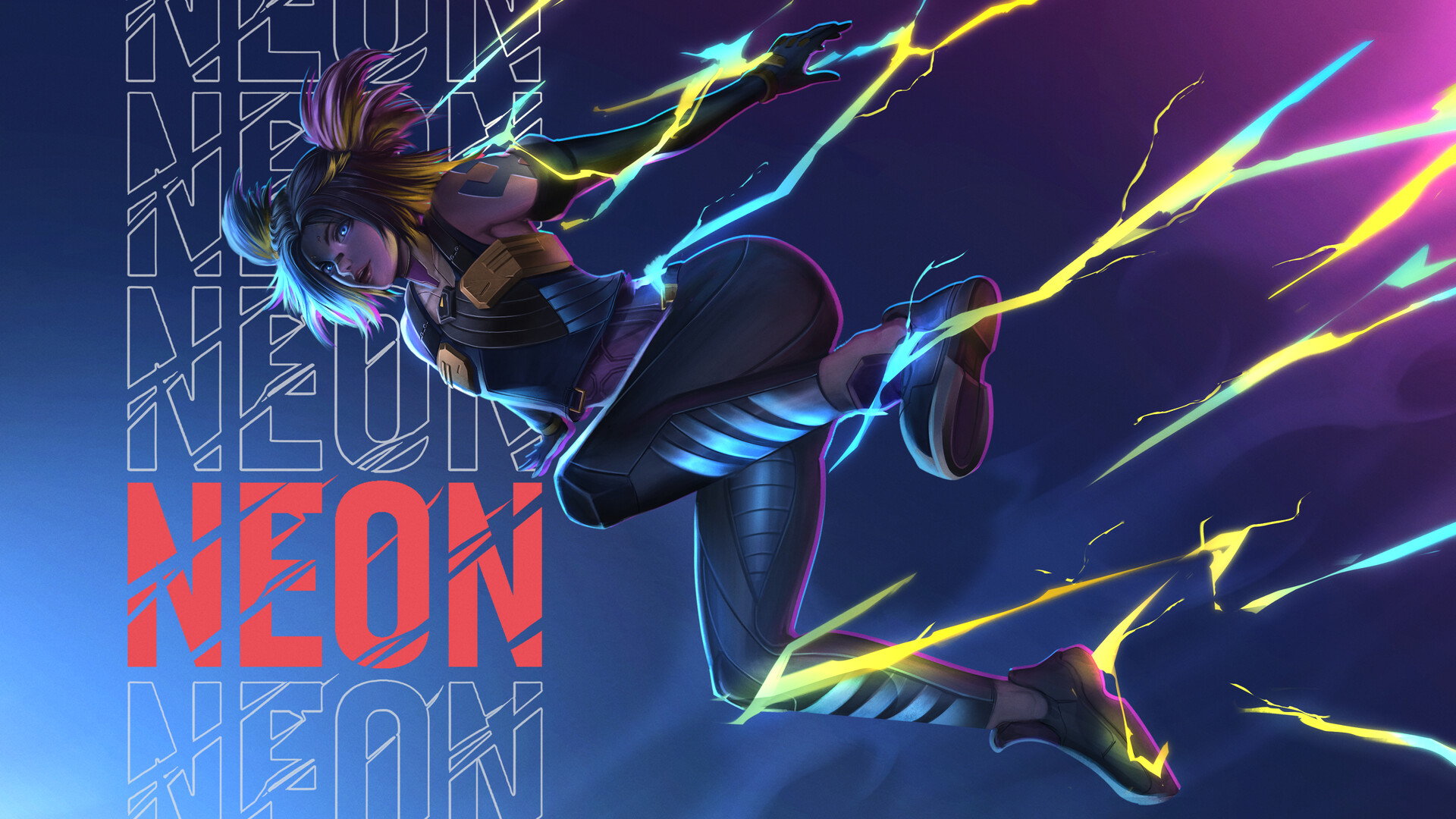 ArtStation - Neon from Valorant