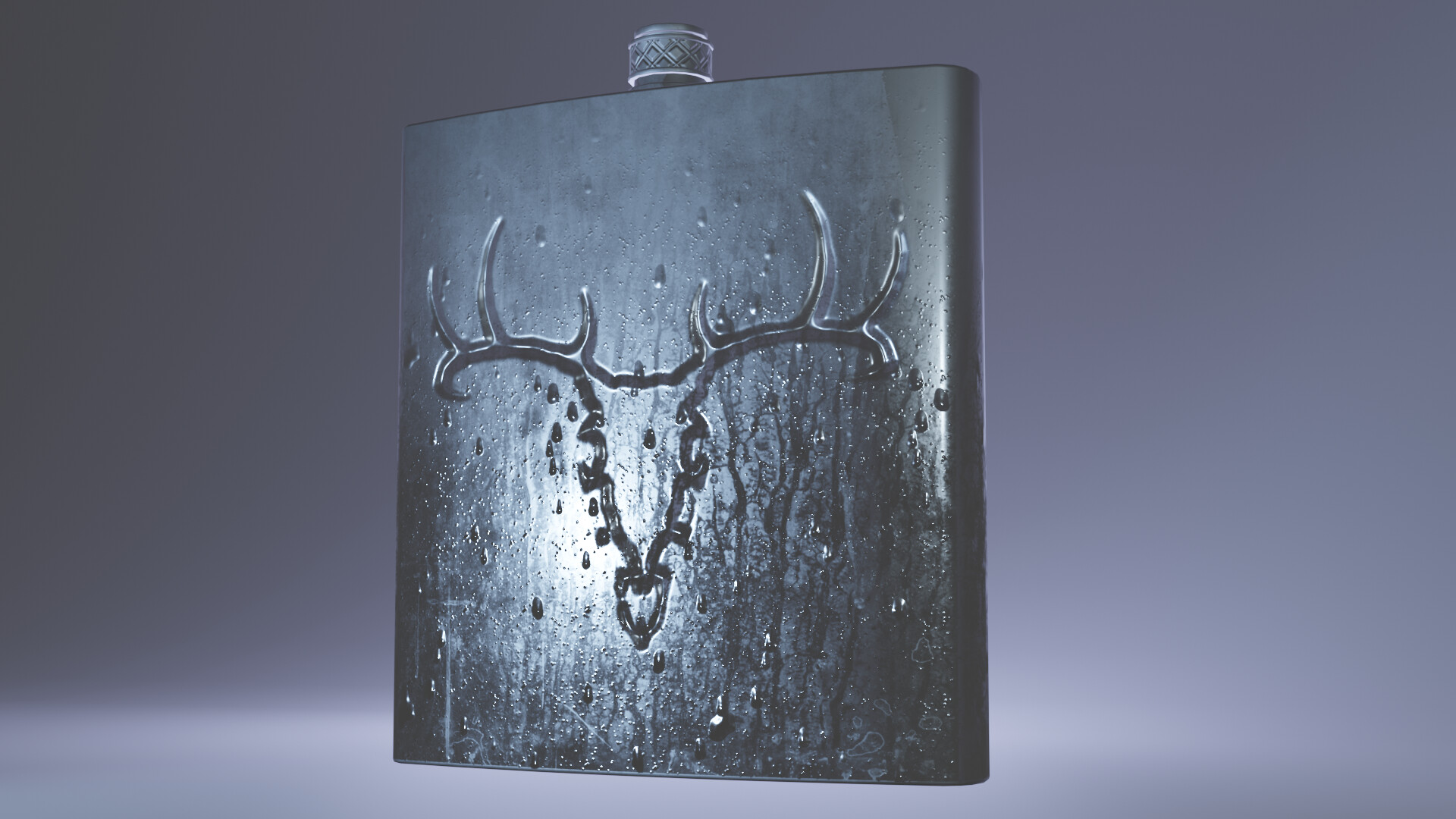 ArtStation - Metal Flask