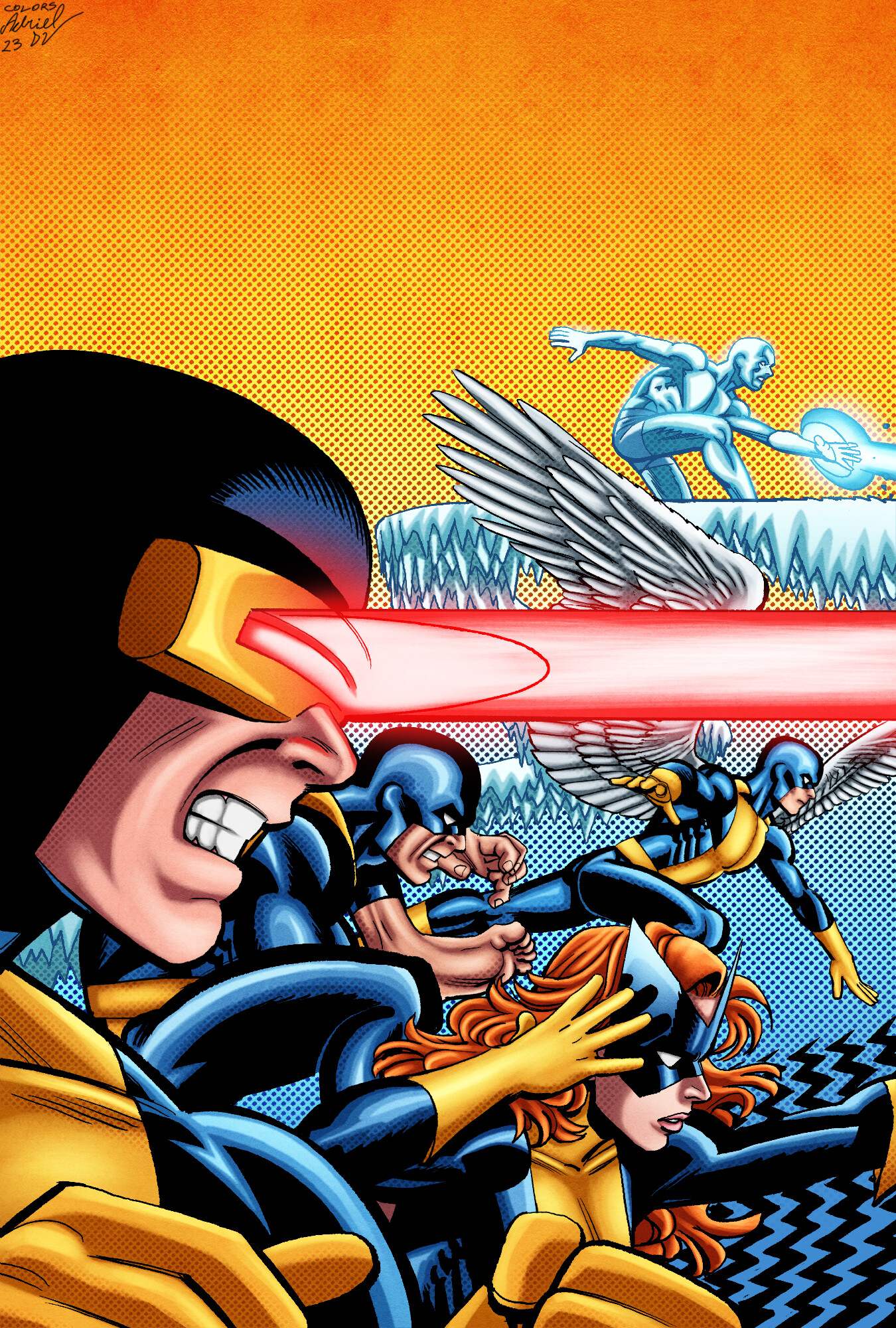 Adriel Dalla Vecchia - X-Men retro COLORS sample