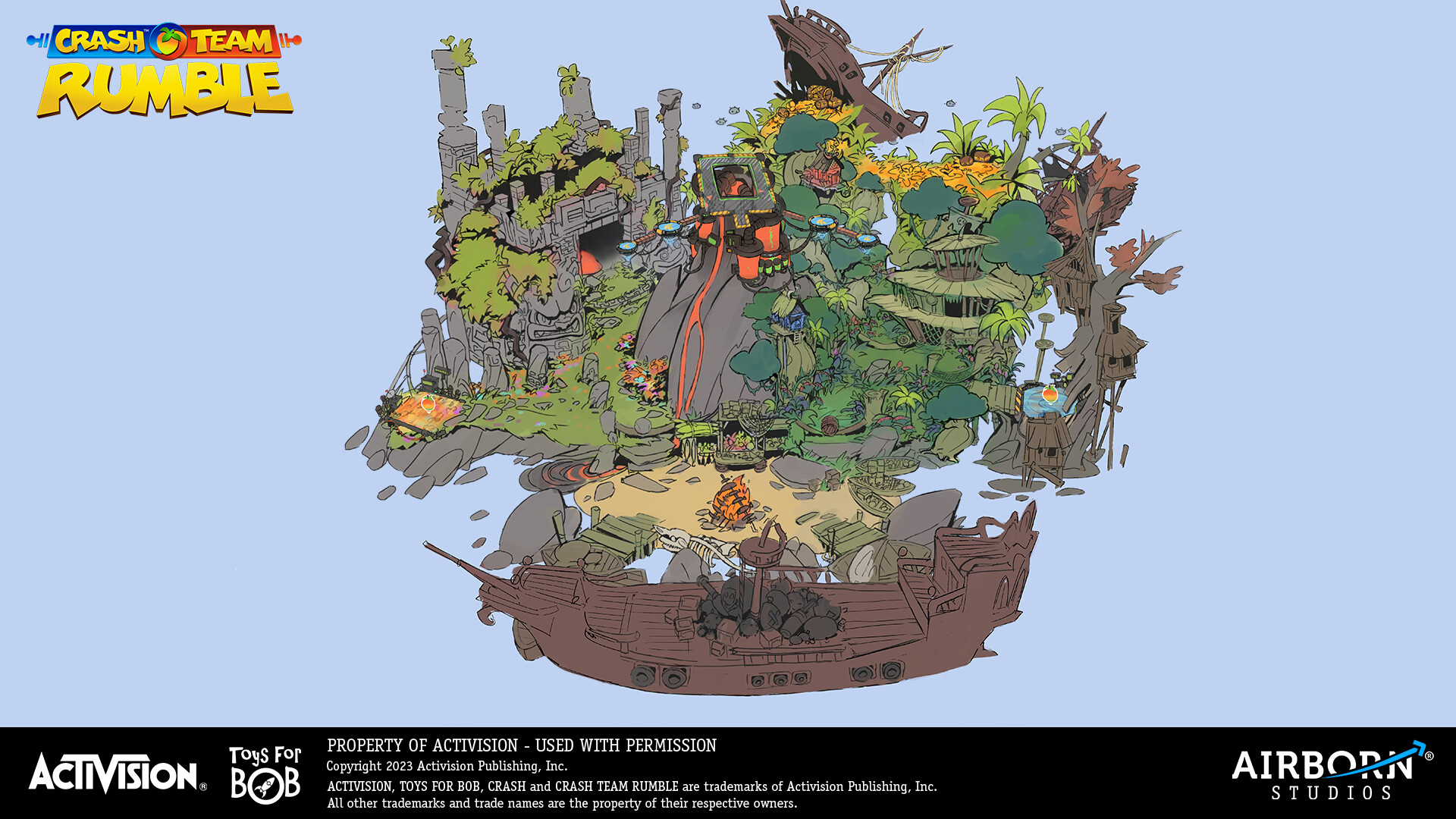 Ilka Hesche - Crash Team Rumble Concept Art