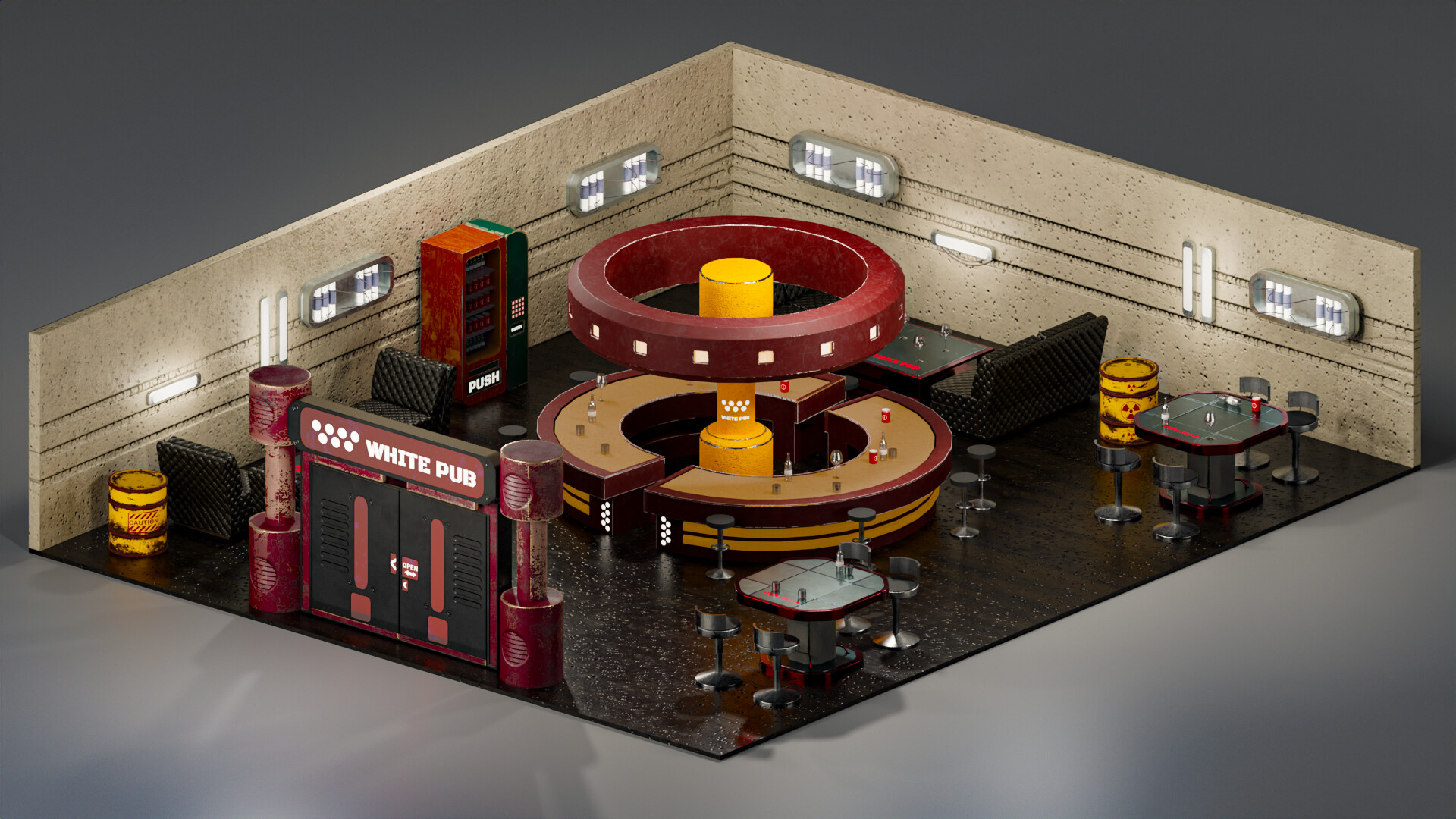 ArtStation - White Pub