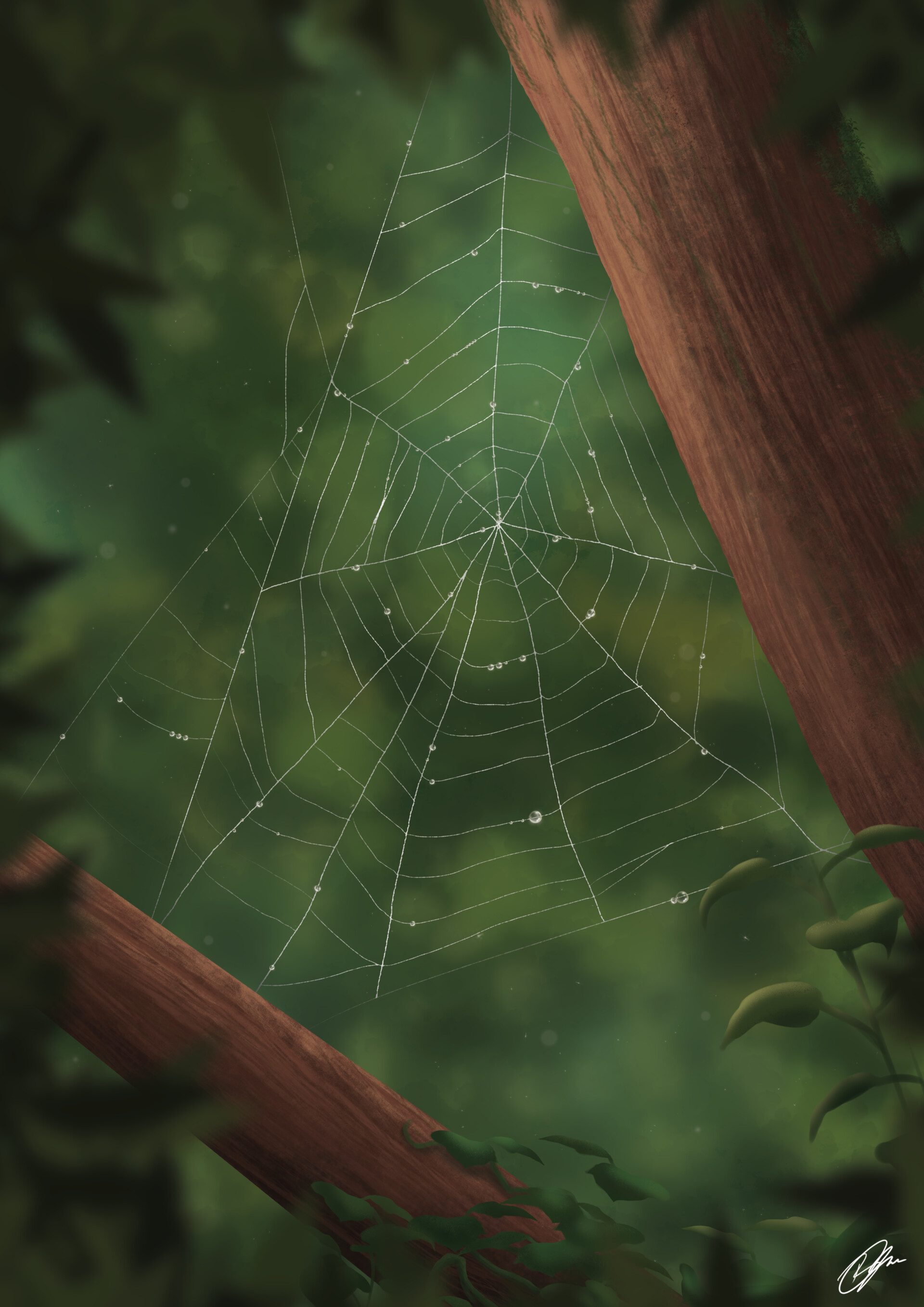 ArtStation - Dew Drops