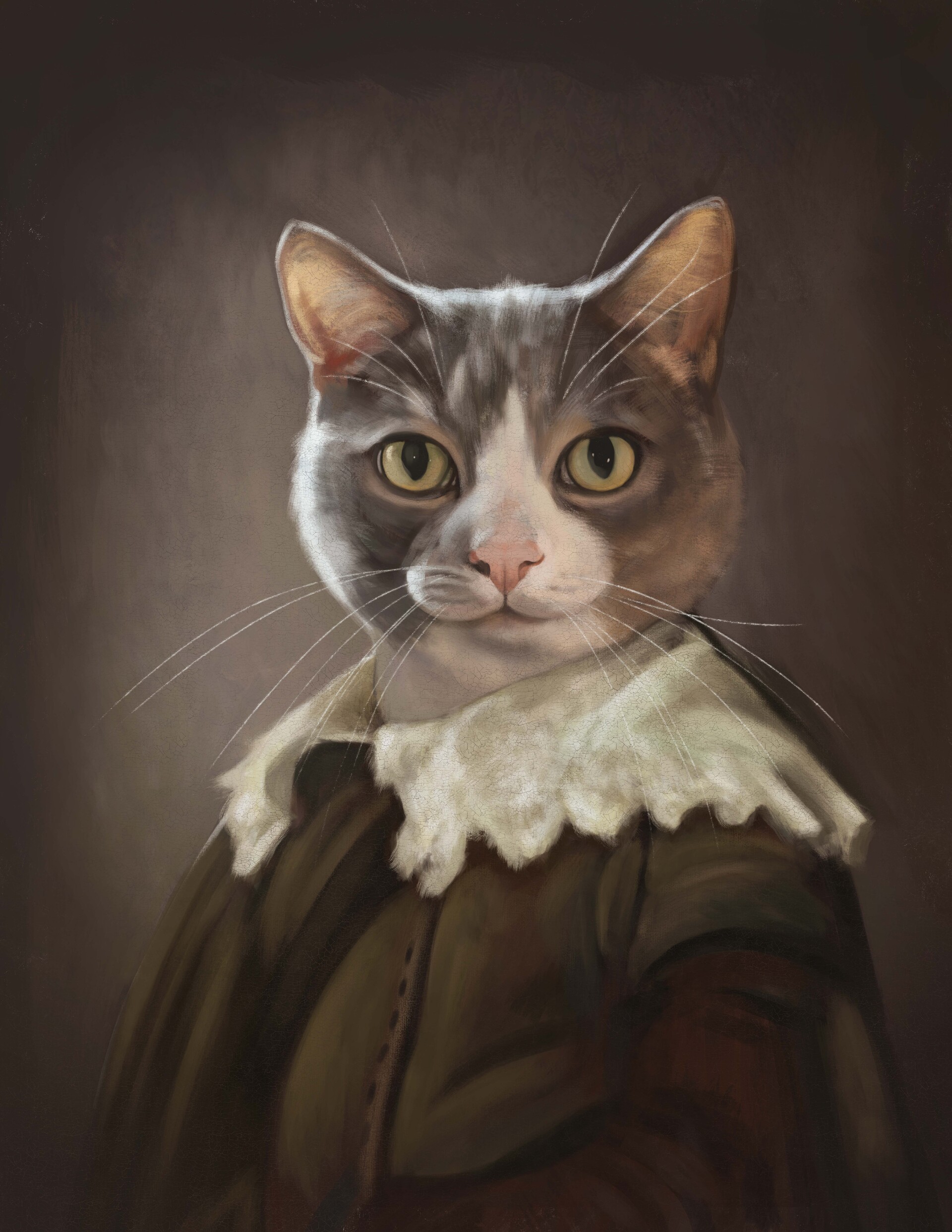ArtStation - Cat portrait commission