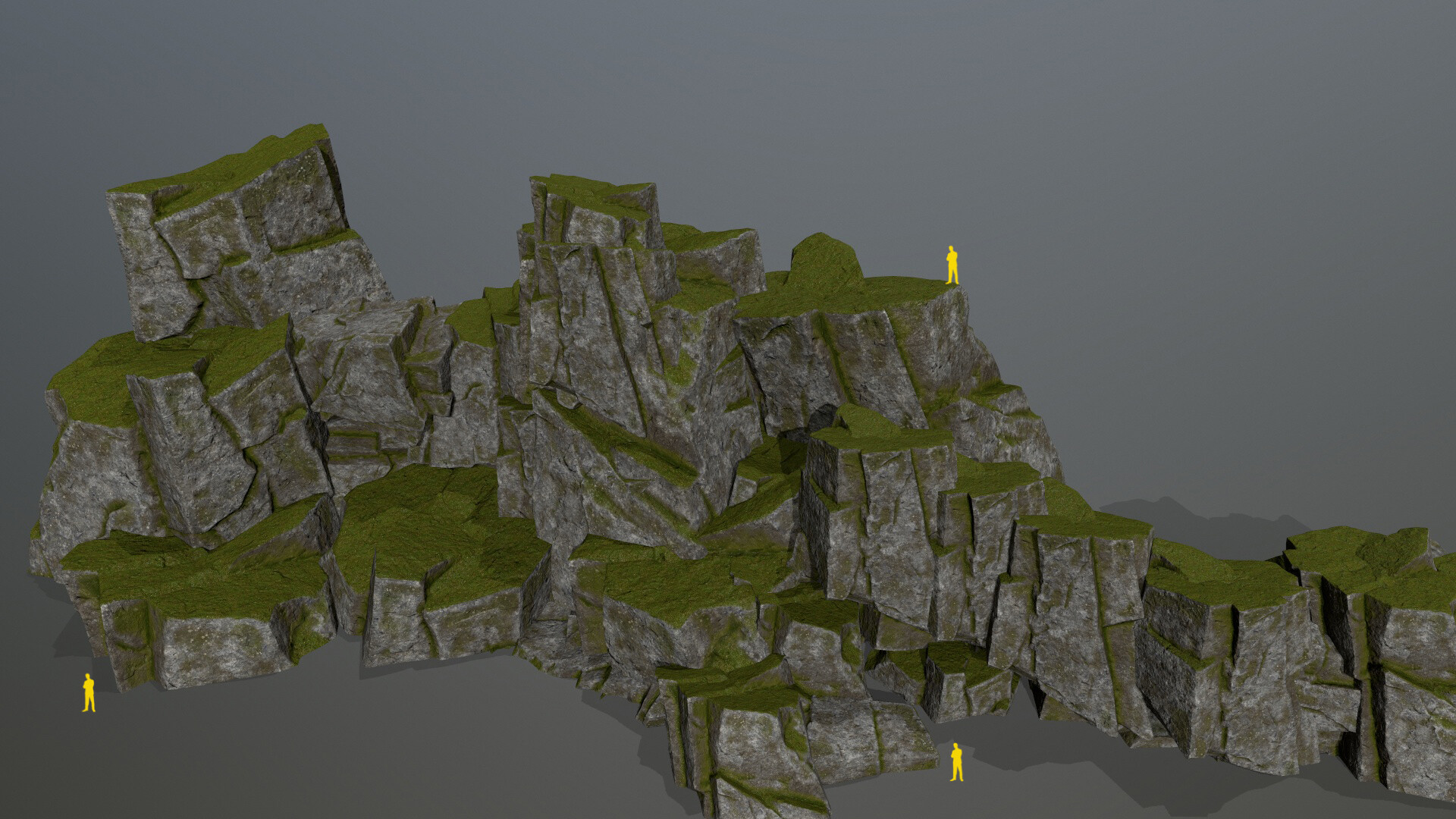 ArtStation - cliff rocks