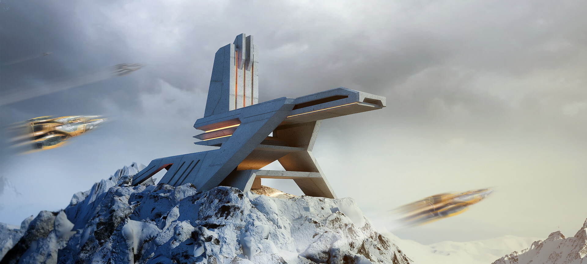 ArtStation - Brutalism Architecture