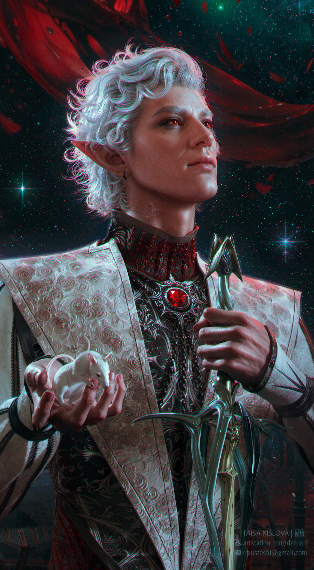 Taisa Kislova (DarP) - Astarion: Redemption — Baldur's Gate 3 (fanart)