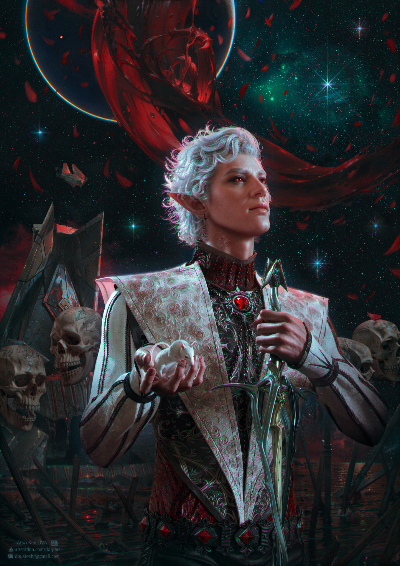 Taisa Kislova (DarP) - Astarion: Redemption — Baldur's Gate 3 (fanart)