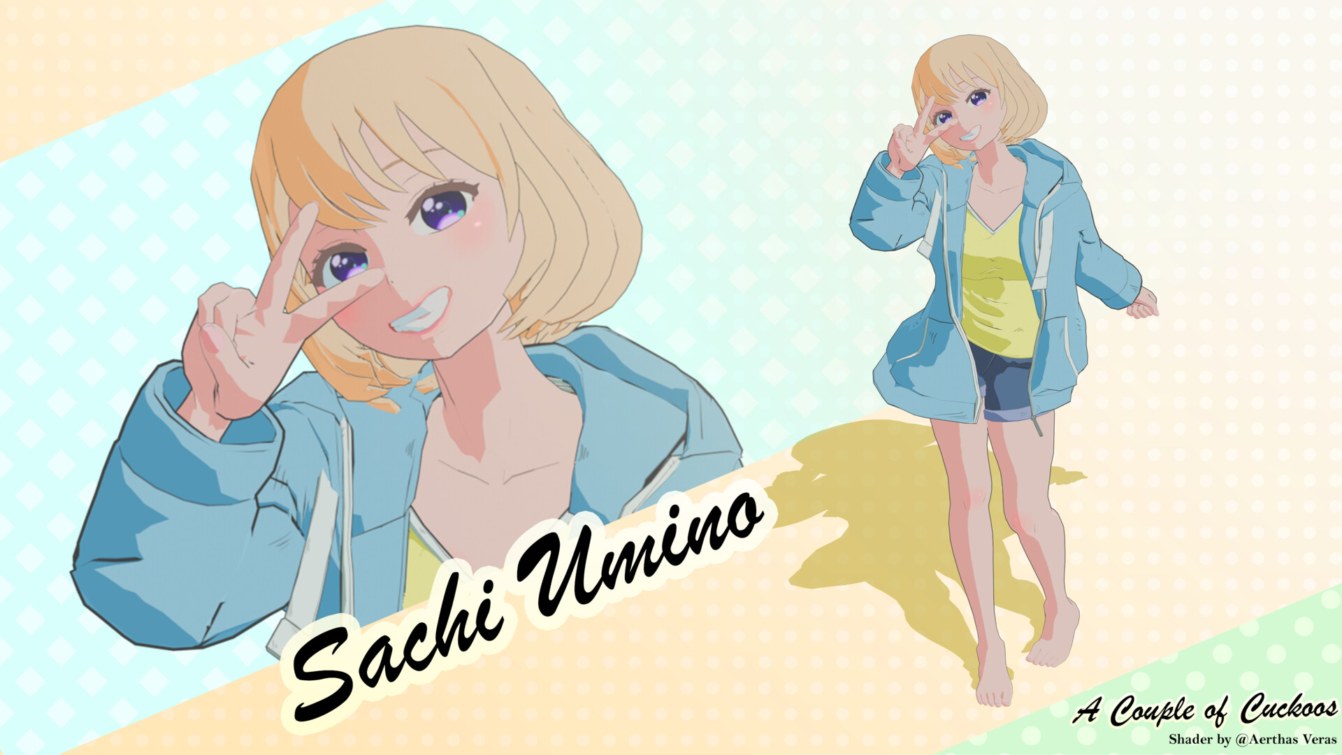 ArtStation - A Couple of Cuckoos Sachi Umino [3D Fanart]