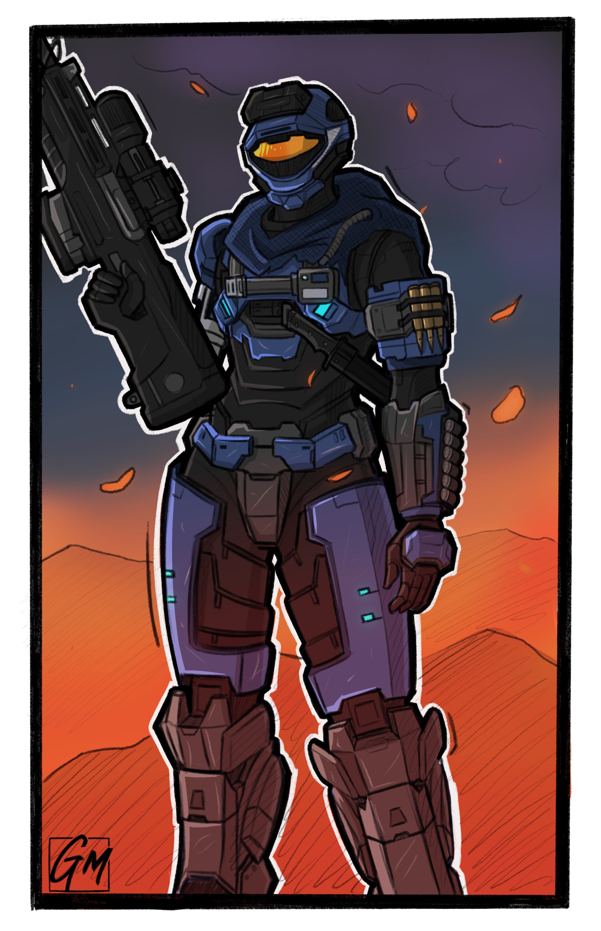 ArtStation - Cierra - S-402 (Halo OC)