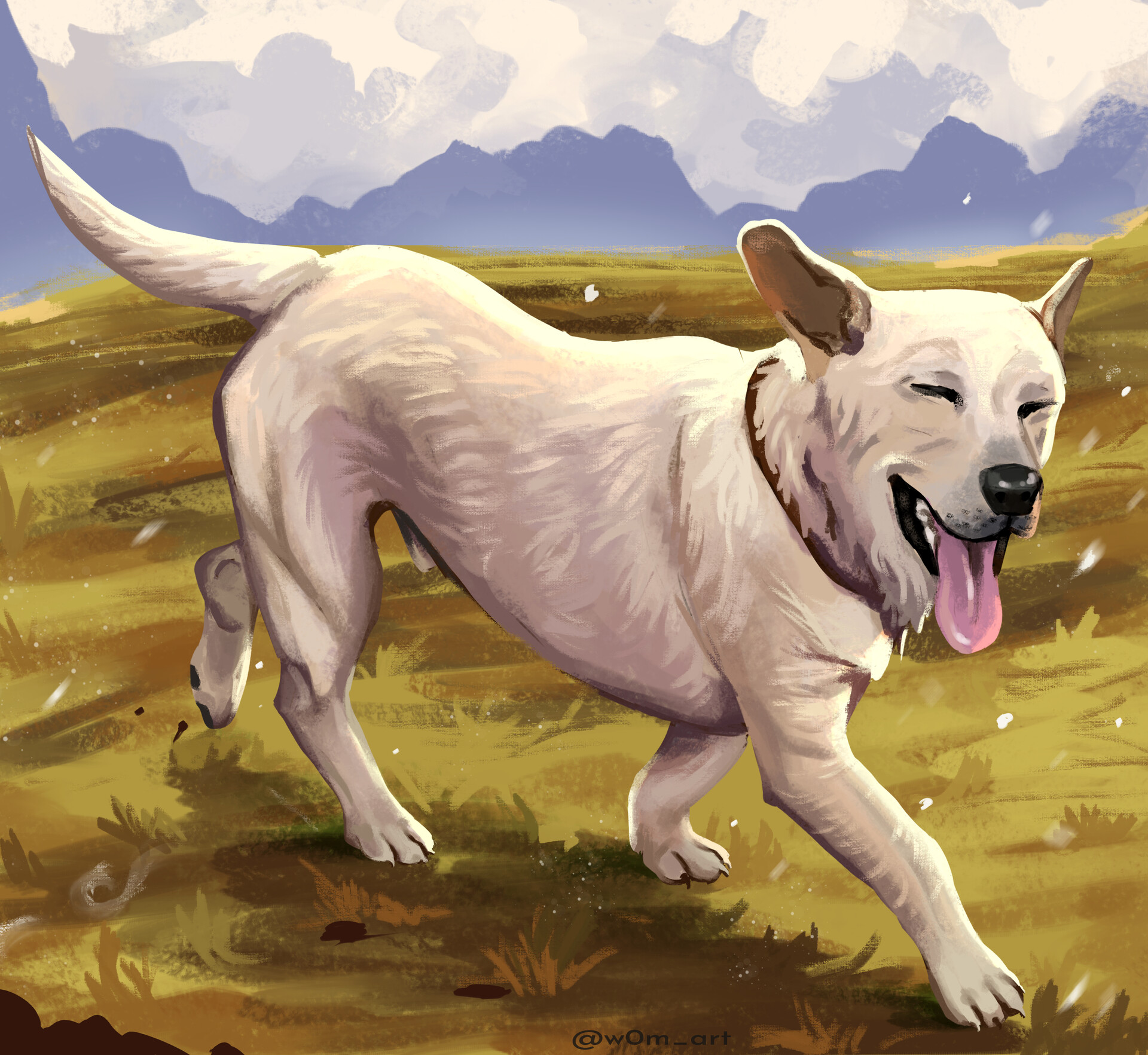 ArtStation - Dog Commission