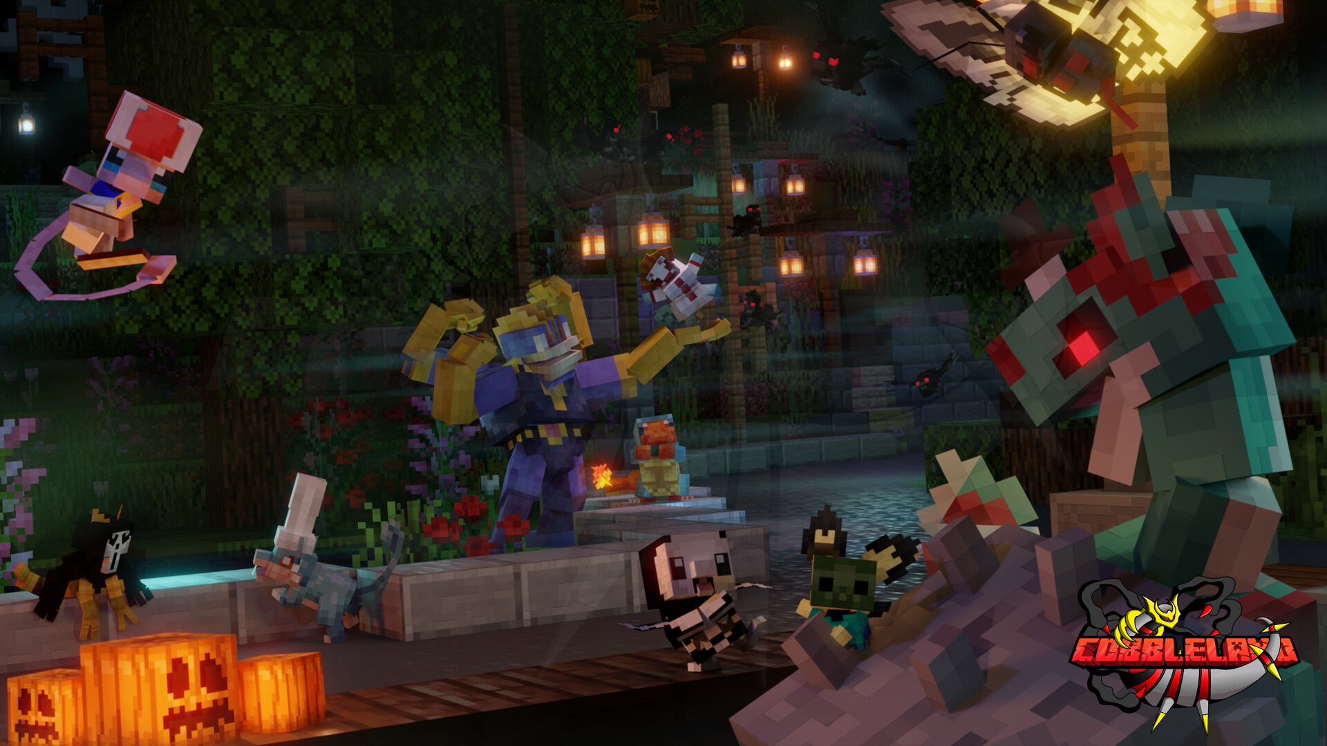 ArtStation - Cobbleland - Cobblemon (Special Halloween Event)