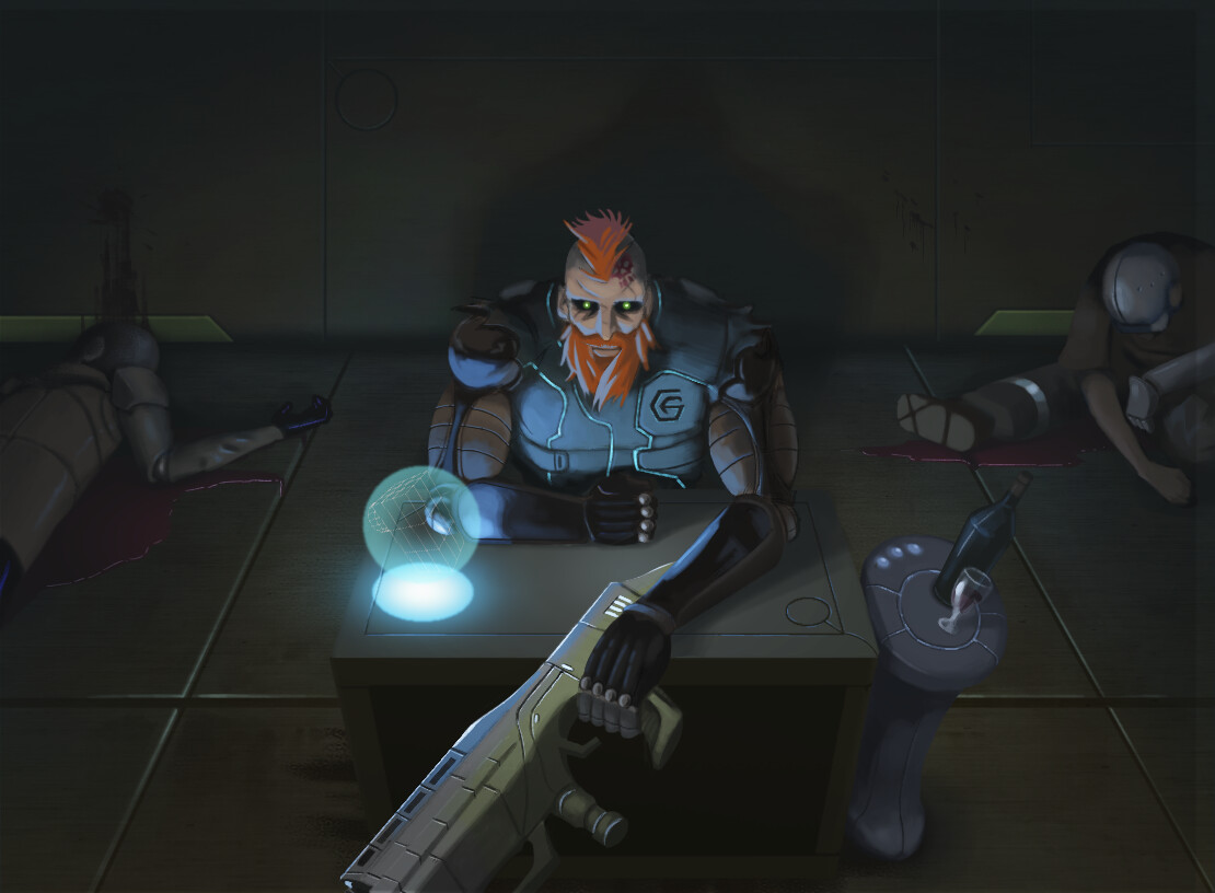 ArtStation - Skull Boss Office
