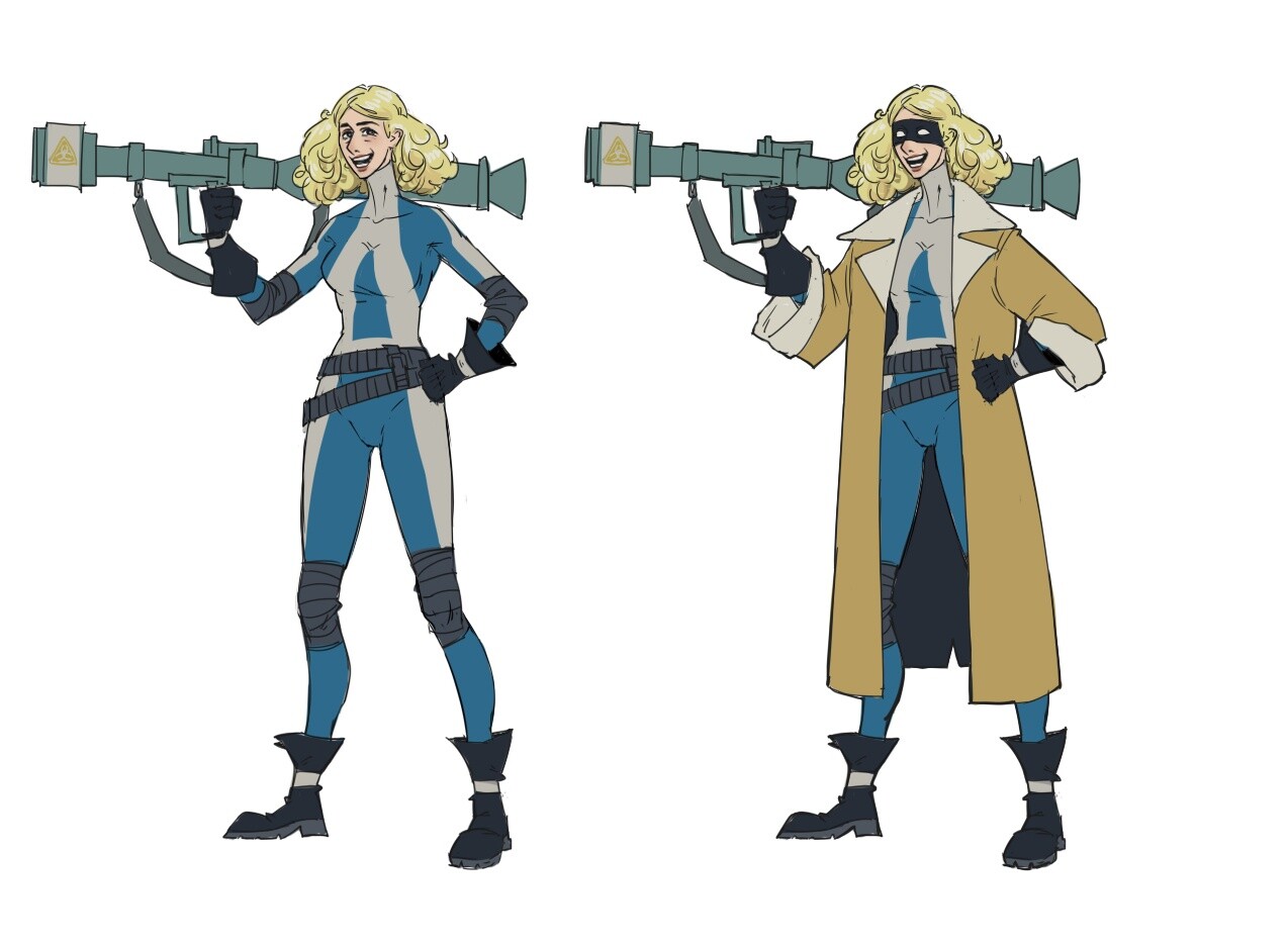 ArtStation - "Alpha", superhero teacher