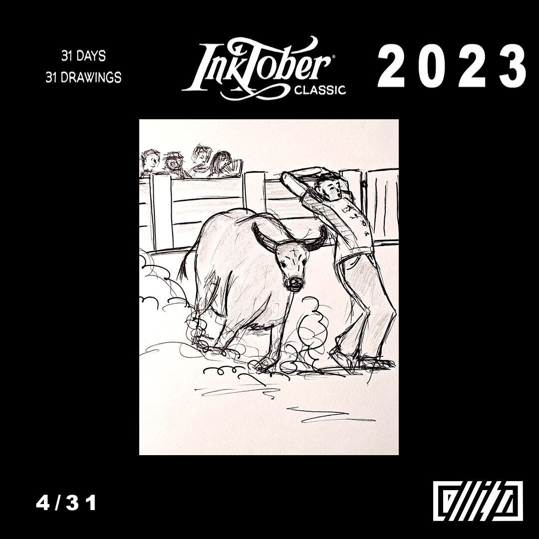 steer wrestling coloring pages