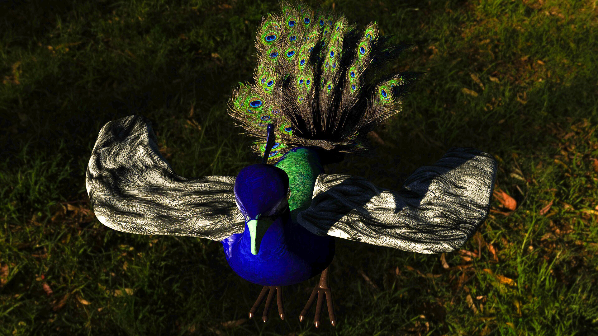 ArtStation - Realistic Peacock