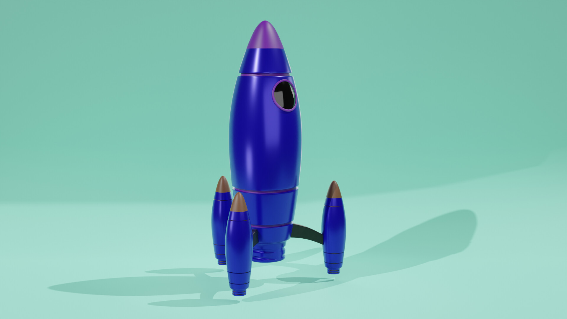 ArtStation - Rocket 3d model made in blender